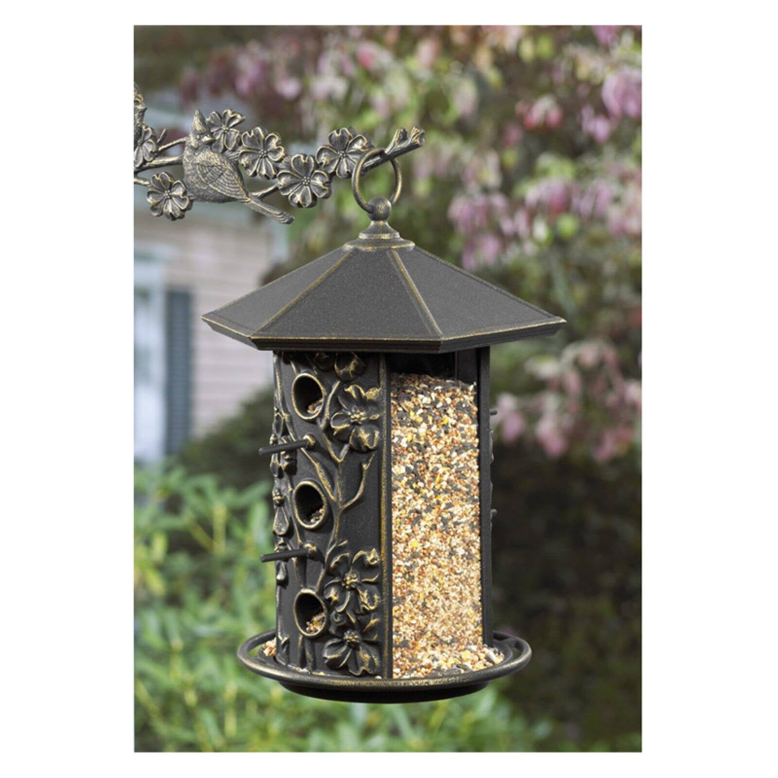 Whitehall Products 30014 Dogwood Bird Feeder - Oil Rub Bronze - Walmart.com