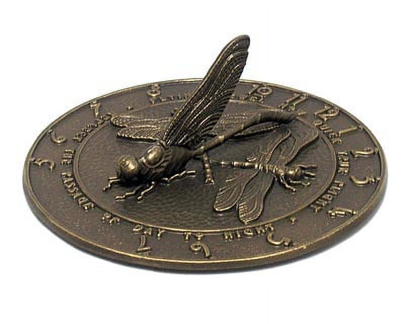 Whitehall Products French Bronze Aluminum Sundial, Hand Crafted ...