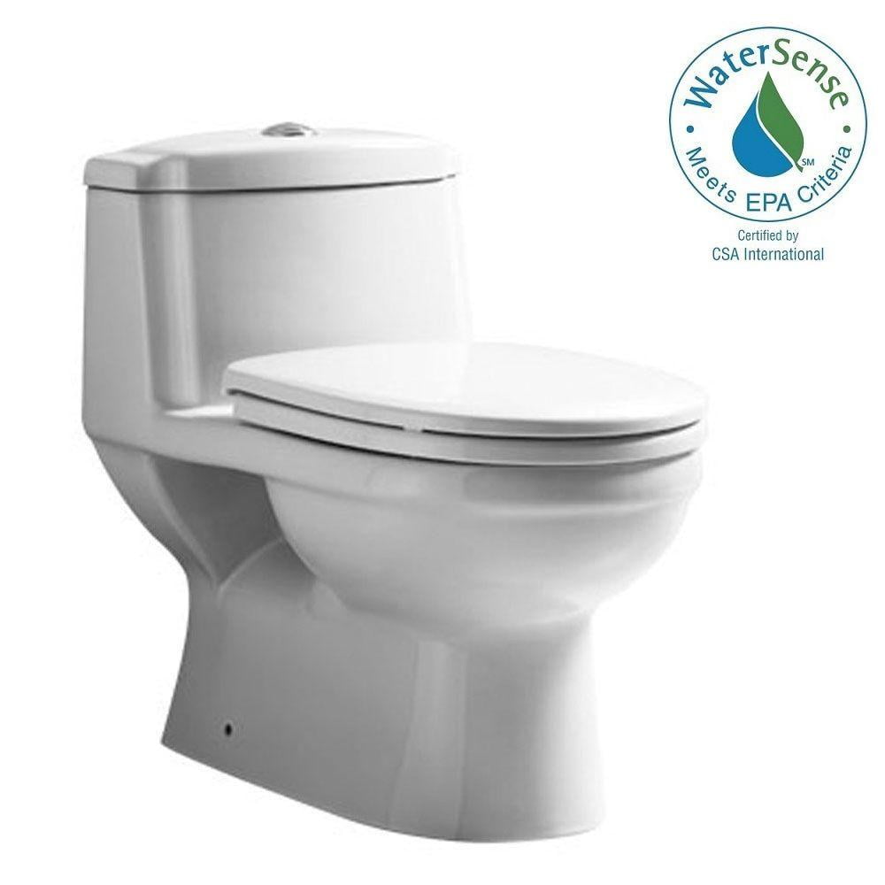 Magic Flush Eco-Friendly One Piece Toilet with a S - Walmart.com