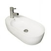 Monaco 17" Round Vessel Bathroom Sink in Marbled Grey - Walmart.com