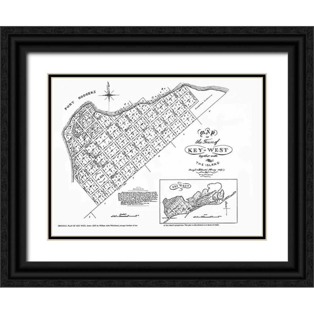 Whitehead 14x12 Black Ornate Wood Framed with Double Matting Museum Art ...