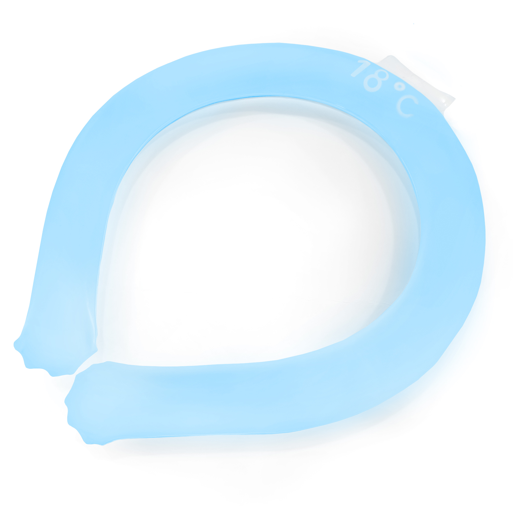 shyuyusa Neck Cooling Tube Wearable Ice Ring Neck Cooler, Reusable ...