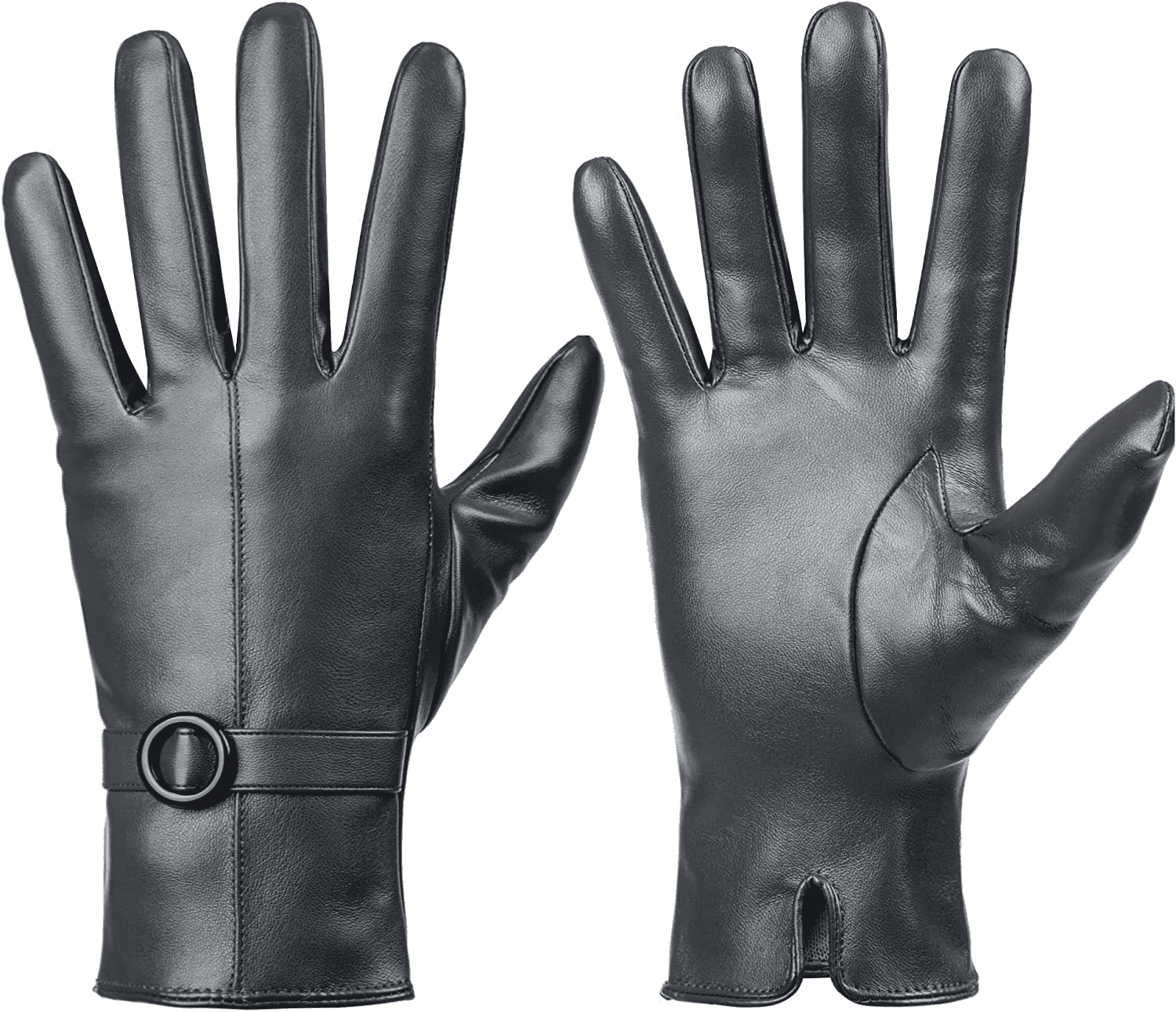 Whiteleopard Winter Lambskin Leather Women's Gloves with Touchscreen ...