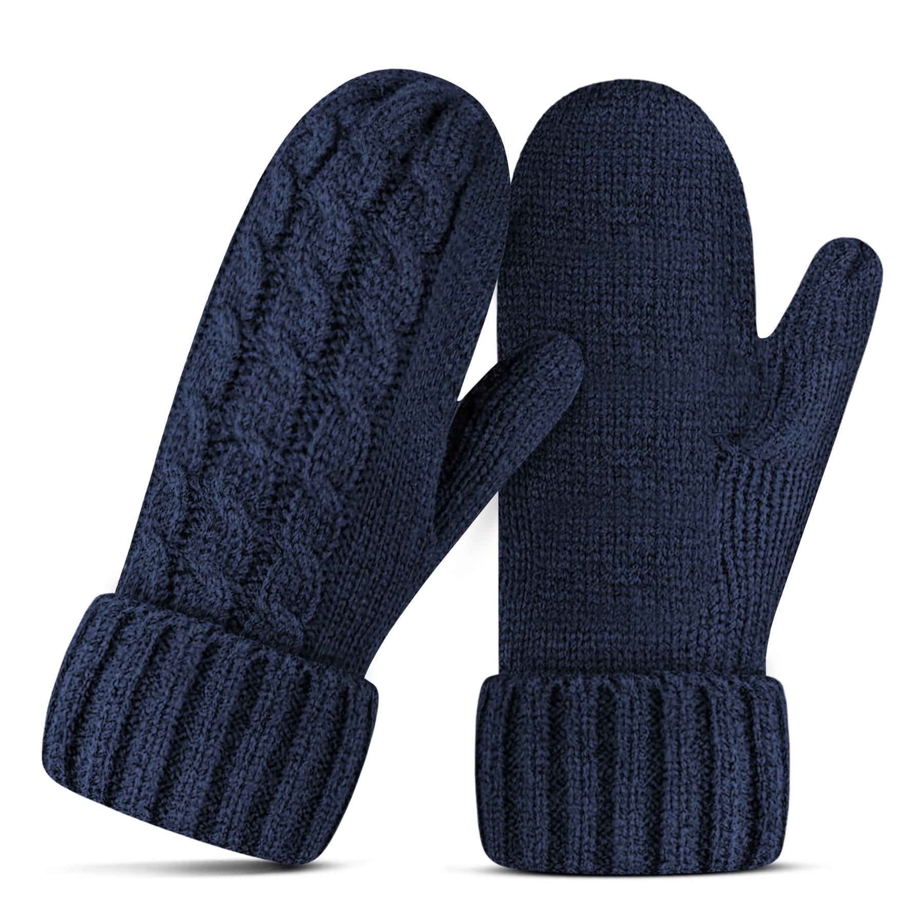 Whiteleopard Women's Long Winter Mittens - Thick, Warm, Cold Resistant ...