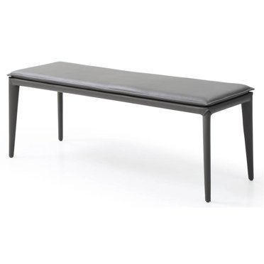 Alma Tufted Flare Arm Entryway Bench, Sky Neutral - Walmart.com