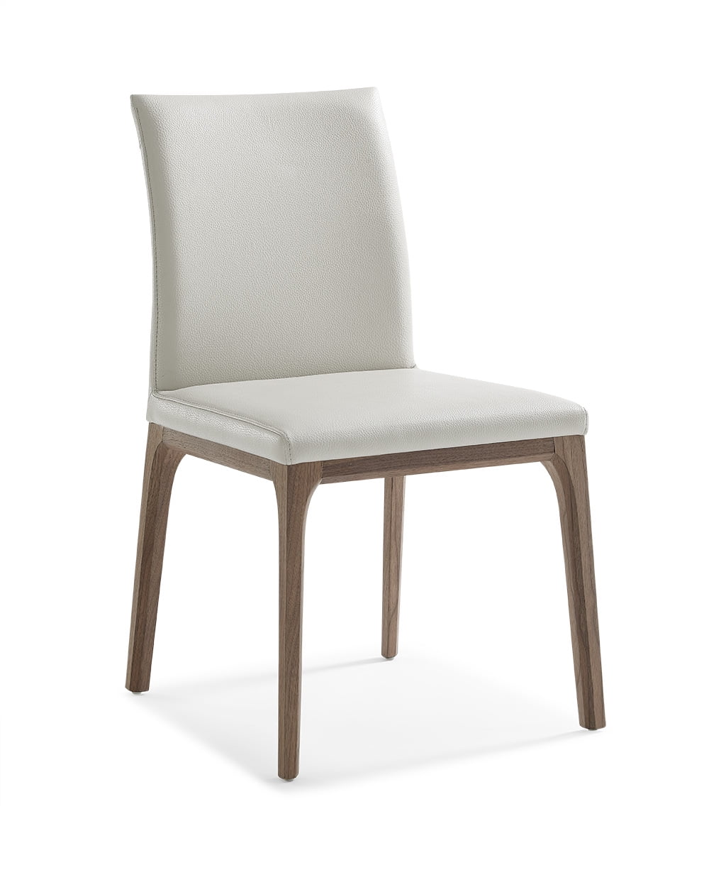 Whiteline Modern Living White Stella Contemporary Faux Leather Dining ...