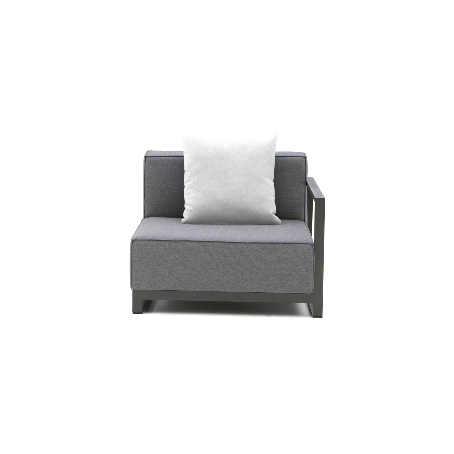 Whiteline MR1701-GRY Sensation Indoor Outdoor Modular Right Arm Facing ...