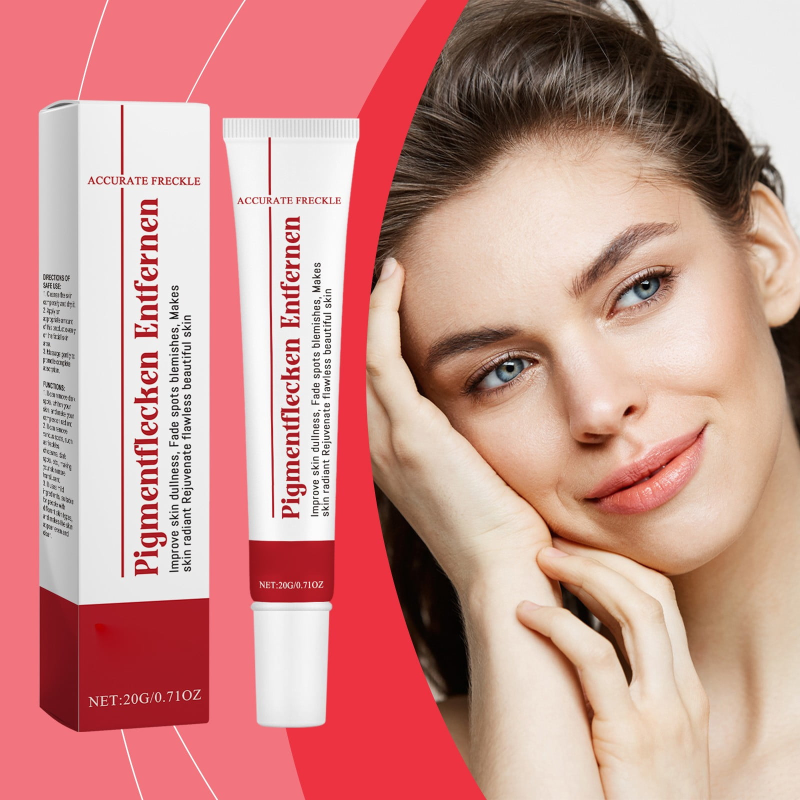 Whiten And Freckle Cream Fades Facial Spots And Brightens Skin Tone ...