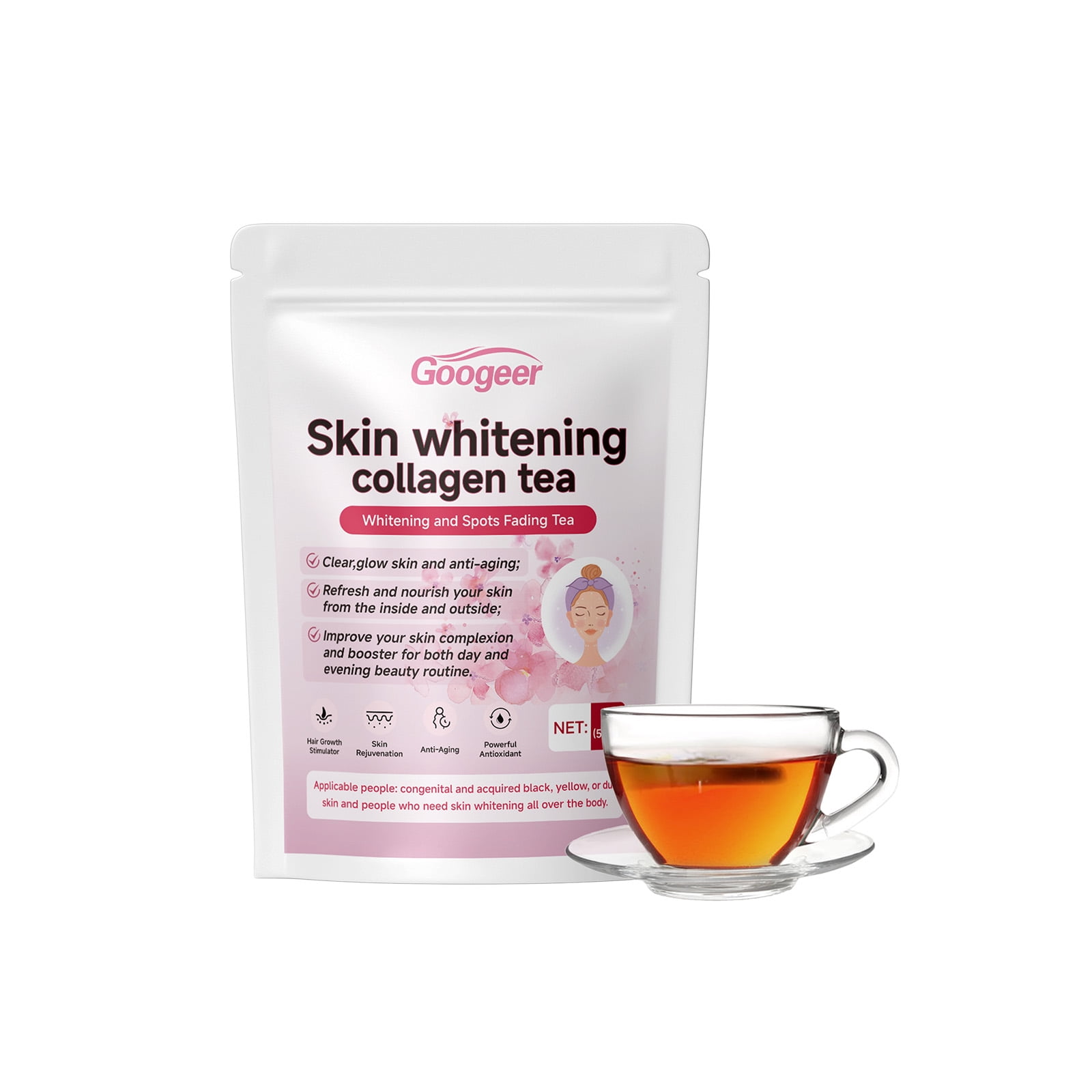 Whitening Collagen Tea Skin - Walmart.com