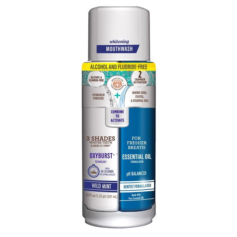 Whitening Dual Barrel Oxyburst Mouthwash (20 oz) - Walmart.com