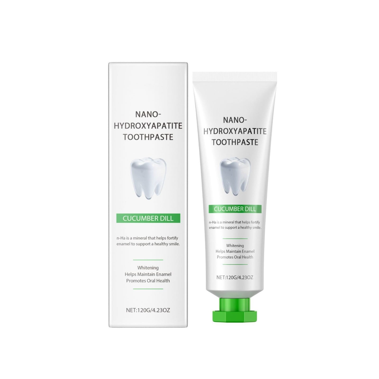 Whitening Fluoride-Free Toothpaste with Nano Hydroxyapatite ...