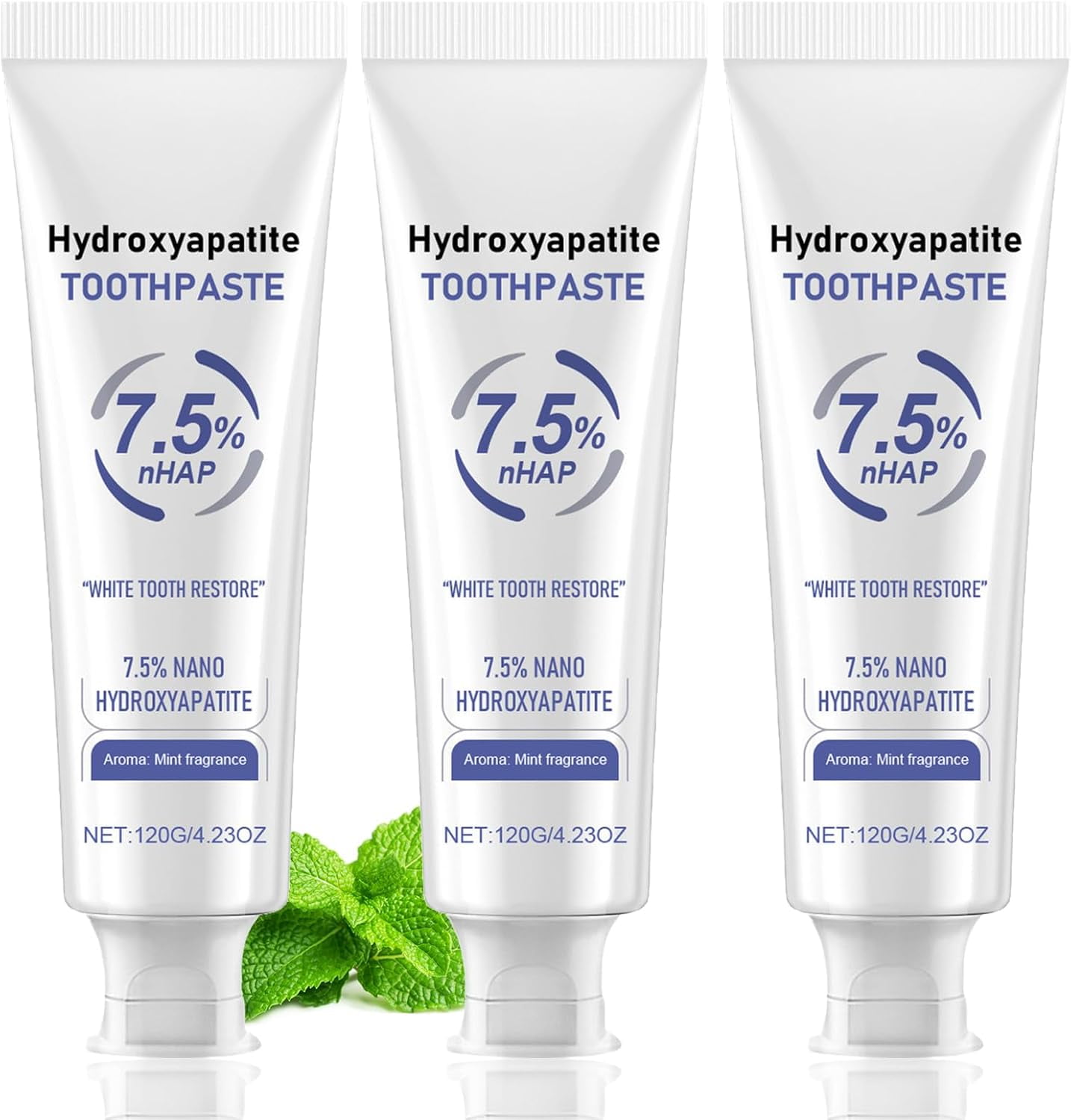 Whitening Hydroxyapatite Toothpaste for Tooth Strengthening Whiter ...