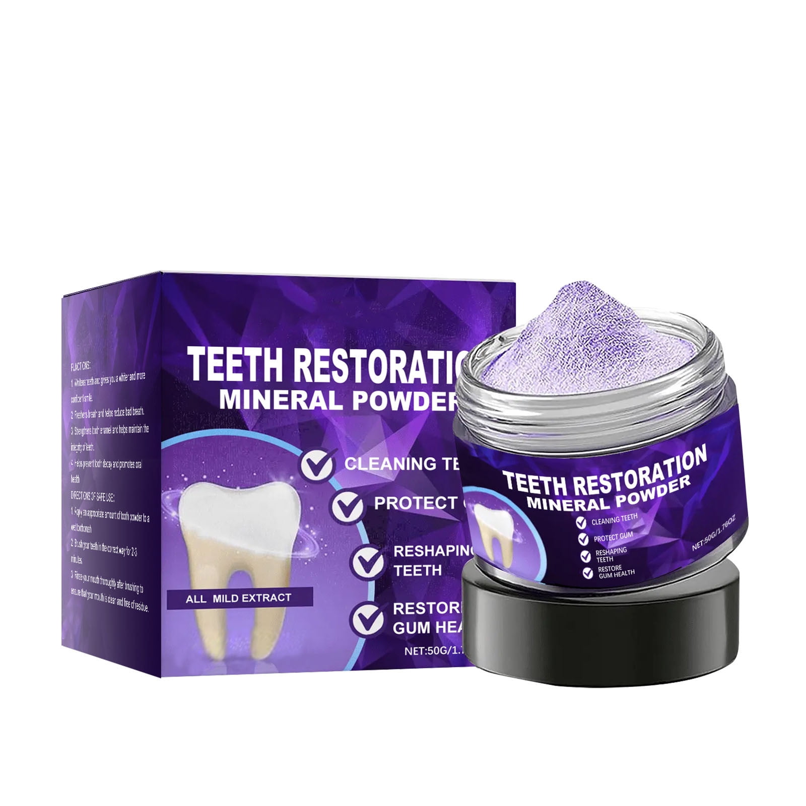 Whitening Tooth Powder for Fresh Breath & Strong Enamel - Daily Oral ...