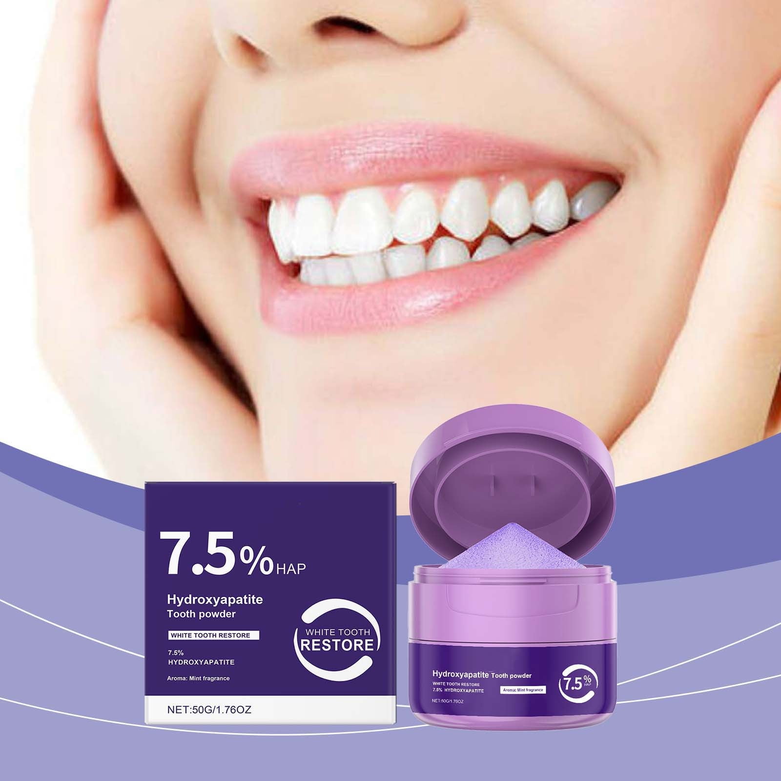 Whitening Tooth Powder, Teeth Whitening Powder for Stain Removal ...