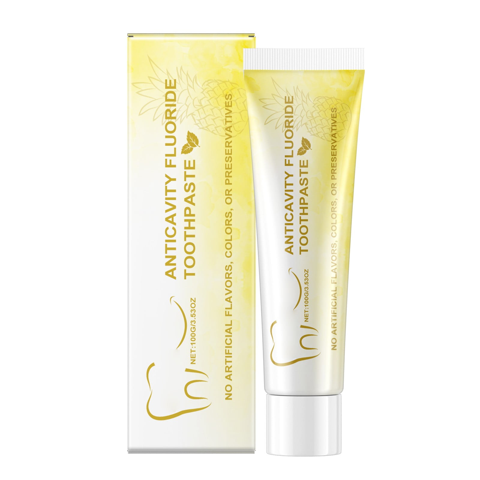 Whitening Toothpaste,Fresh Breath Toothpaste,Pineapple Flavored ...