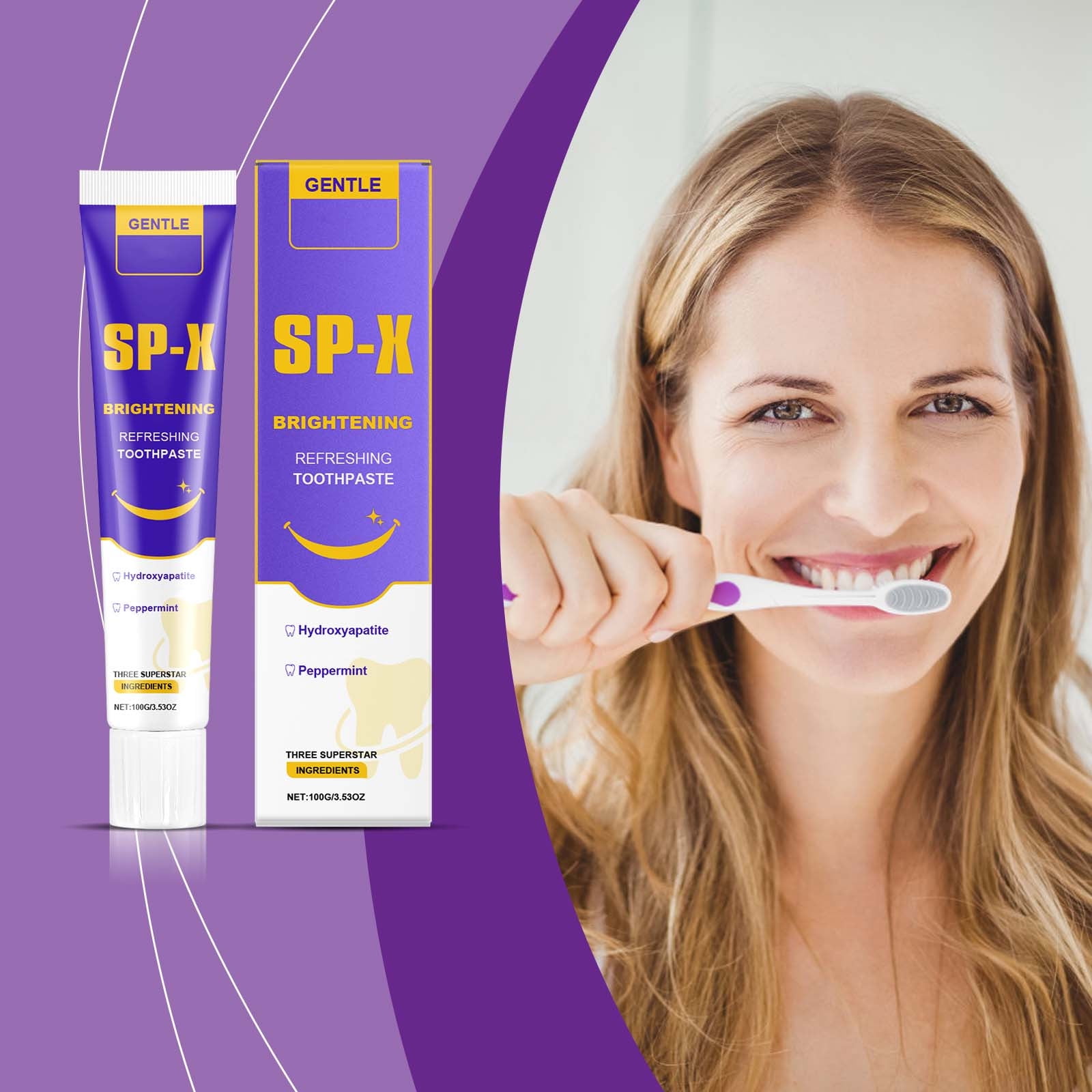 Whitening Toothpaste with Hydroxyapatite | Enamel Strengthening ...