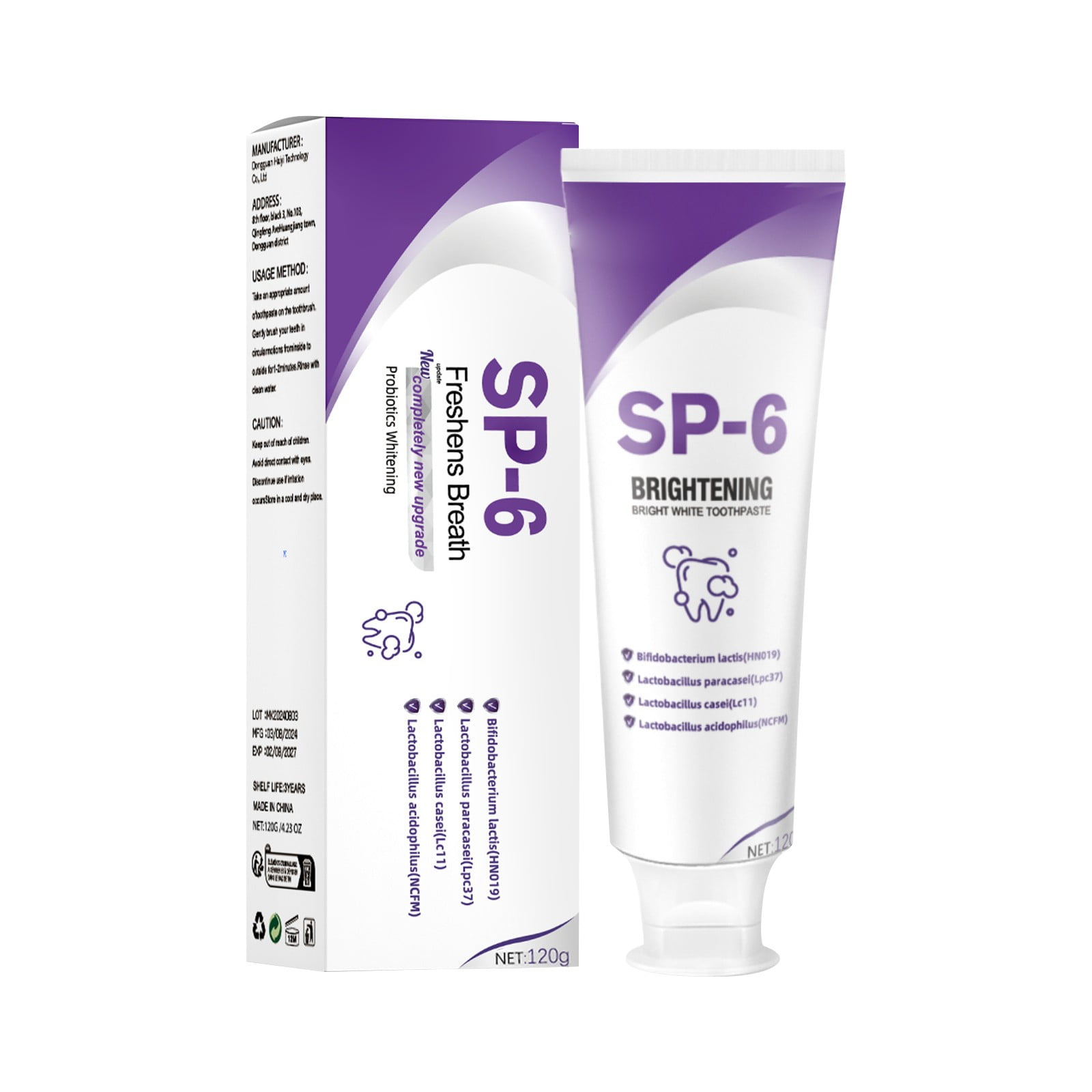 Whitening Toothpaste for Sensitive Teeth,Probiotic Toothpaste, Ultra ...