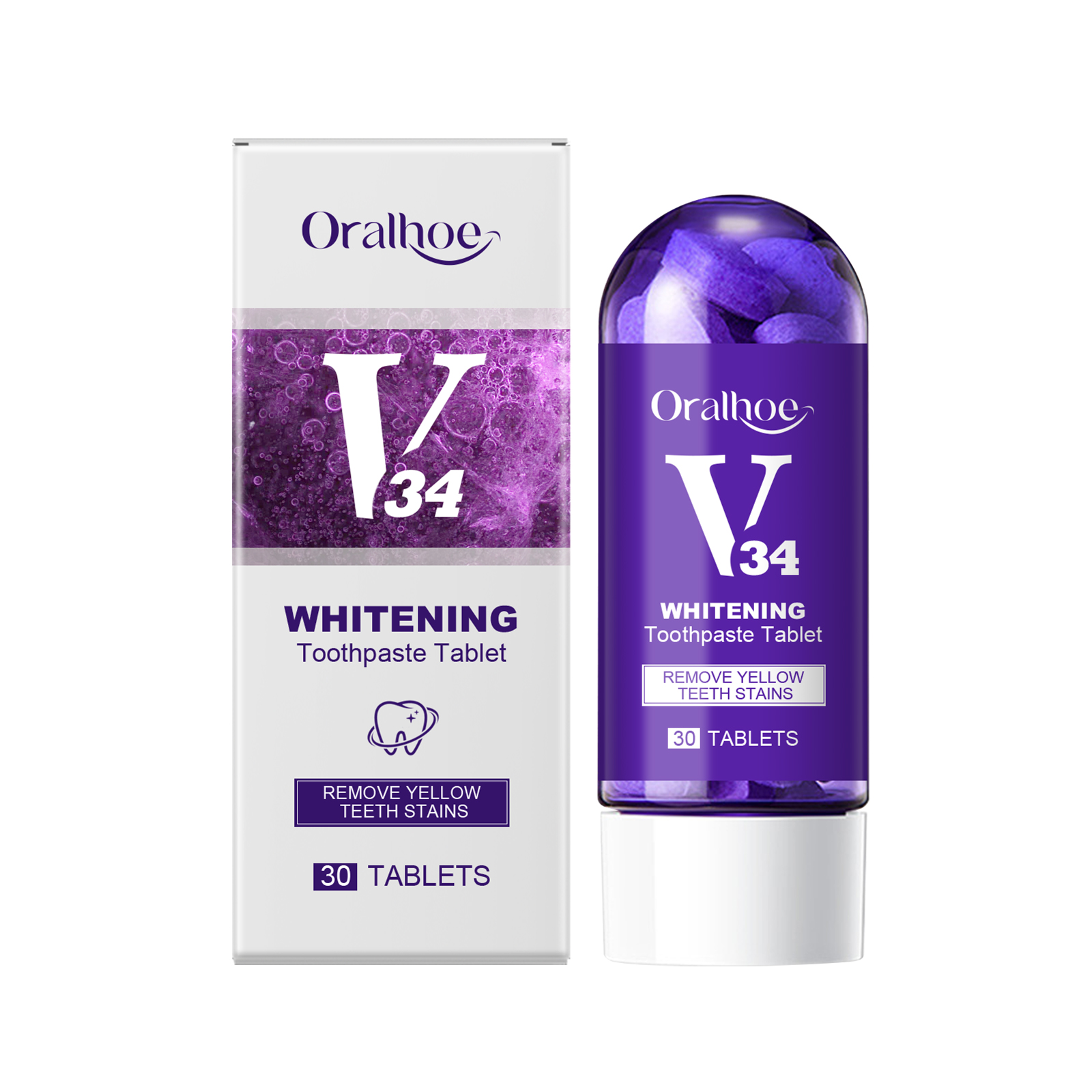 Oralhoe Whitening Toothpaste Tooth Cleaning Yellow Tartar And Oral Odor ...