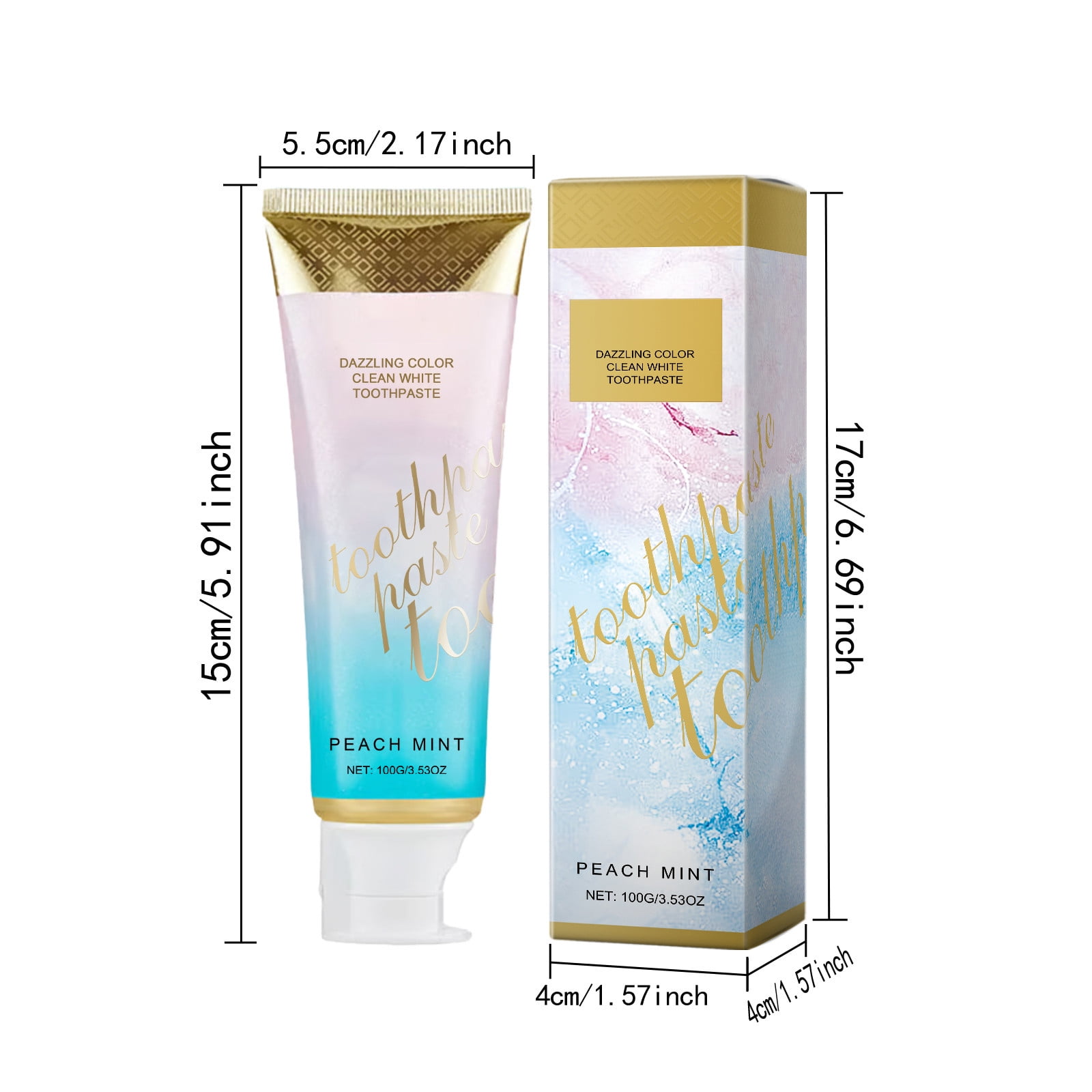 Whitening Toothpaste, Toothpaste for Sensitive Teeth and Cavity ...