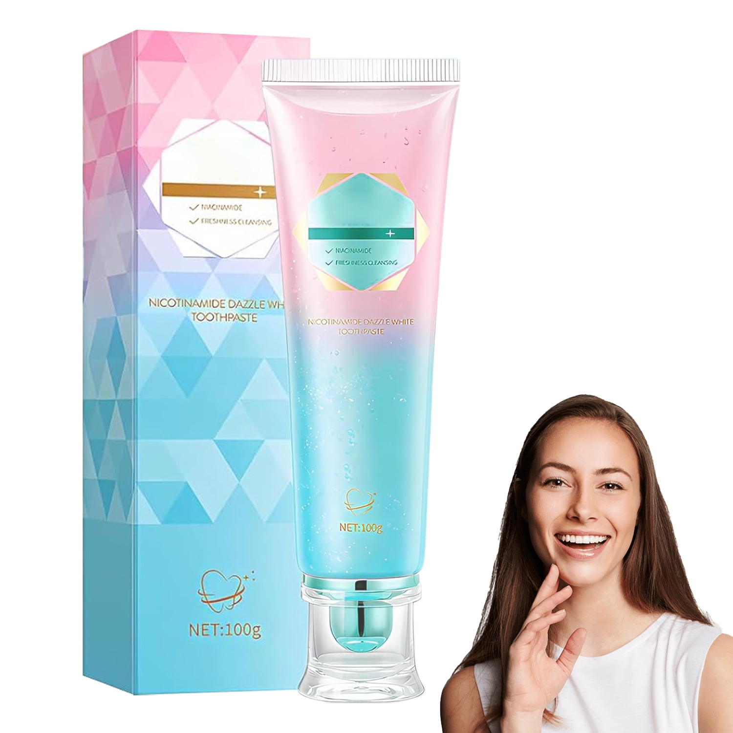 Whitening toothpaste, niacinamide toothpaste effectively whitens teeth ...