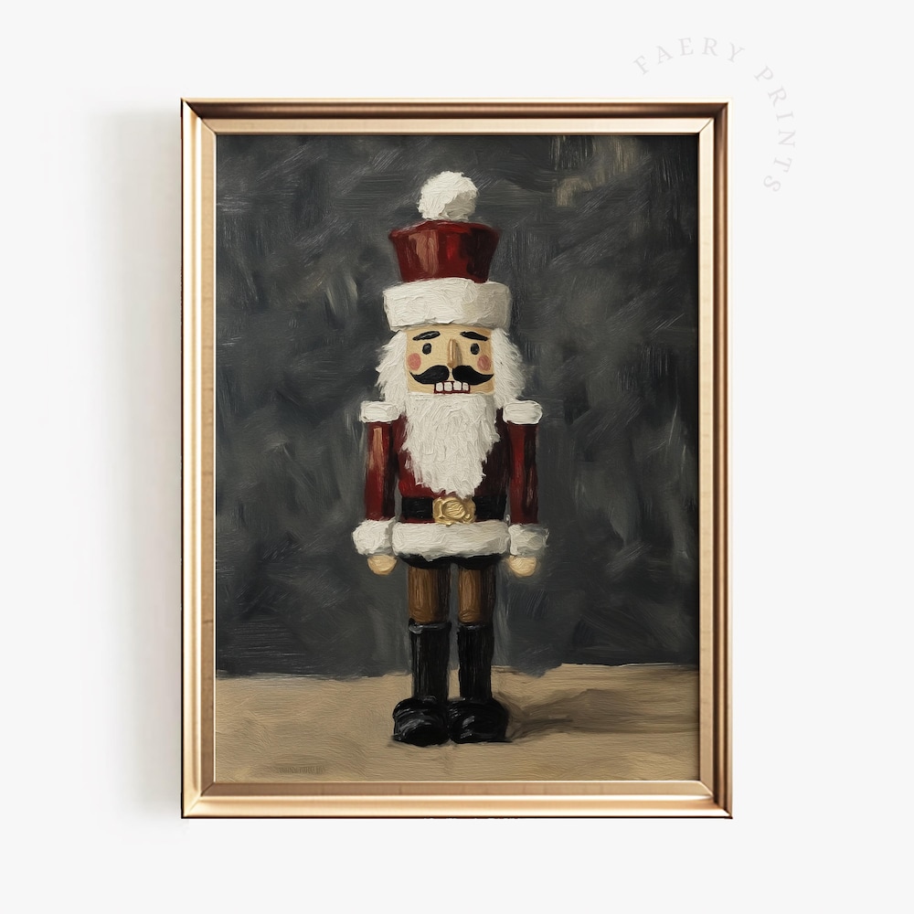 Whitepeak Art Holiday Guard Xmas Print | Vintage Holiday Wall Art ...