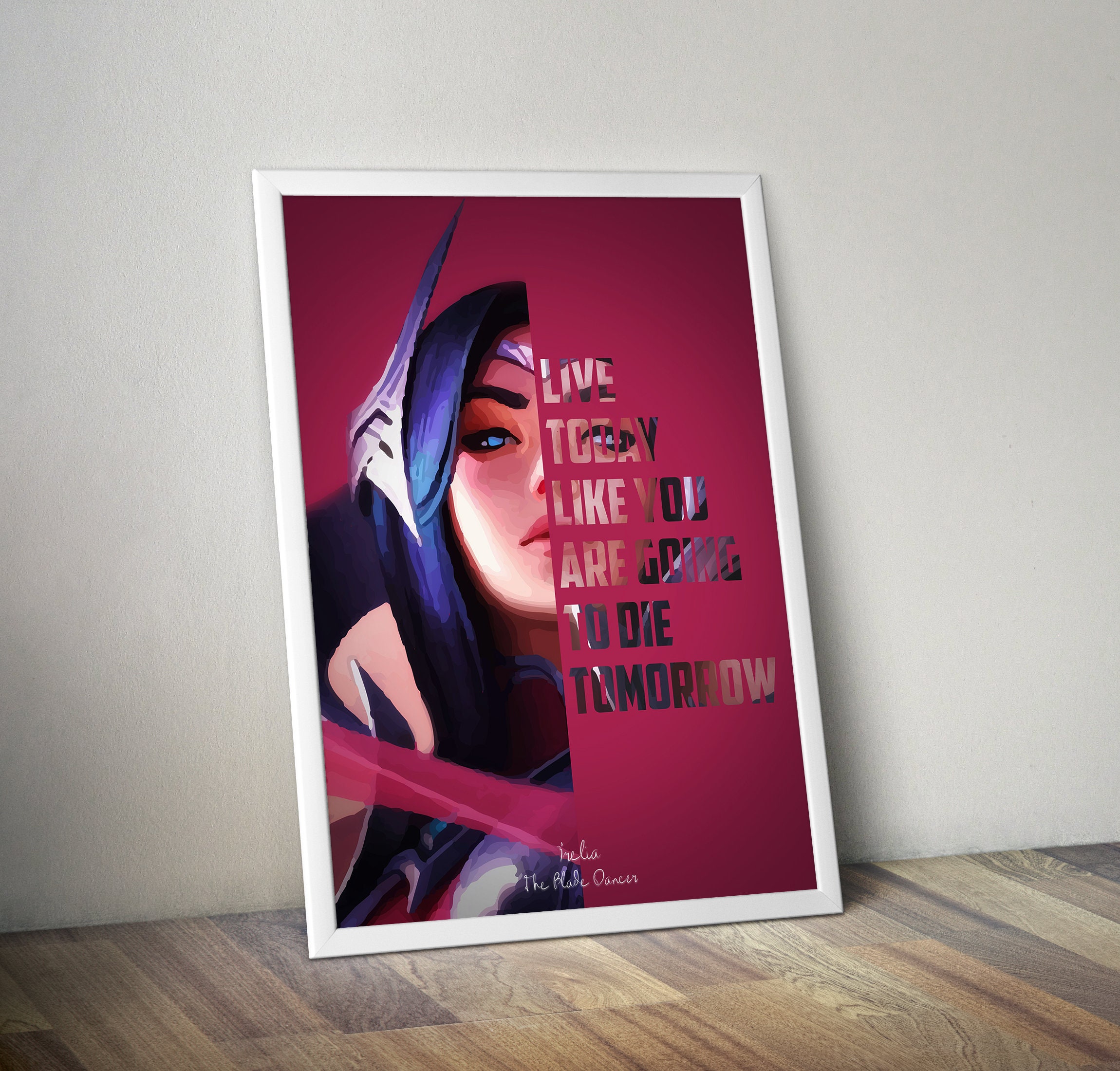Whitepeak Art Irelia League Of Legends League Of Legends Poster Lol ...