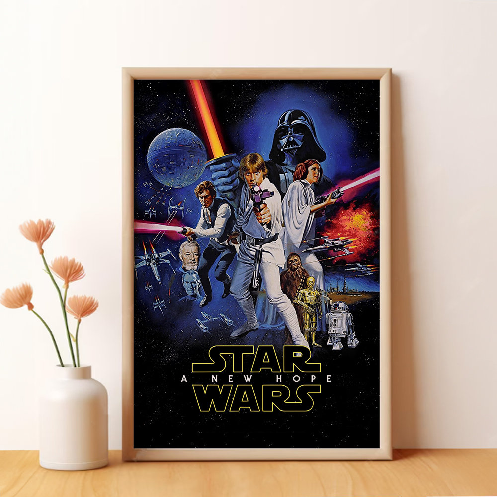 Whitepeak Art Star Wars Poster, Vintage Movie Poster, Wall Art, Room ...