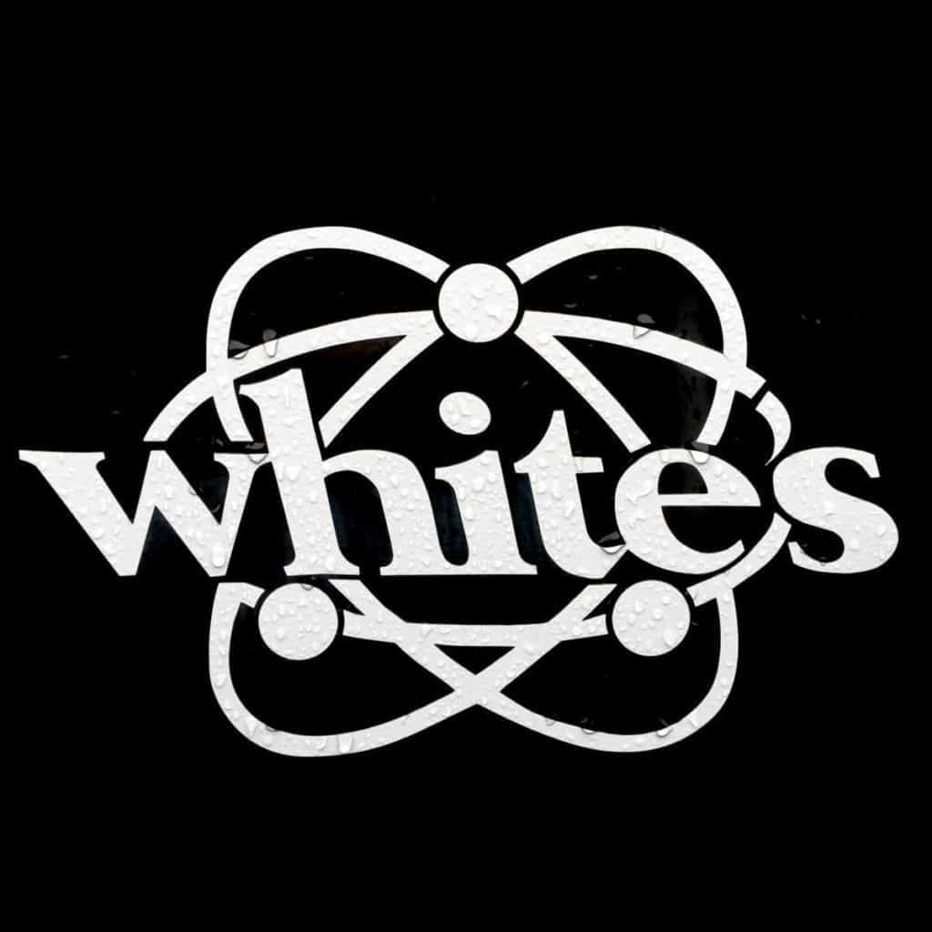 Whites Electronics Metal Detector Vinyl Sticker White 7 x 11 - Walmart.com