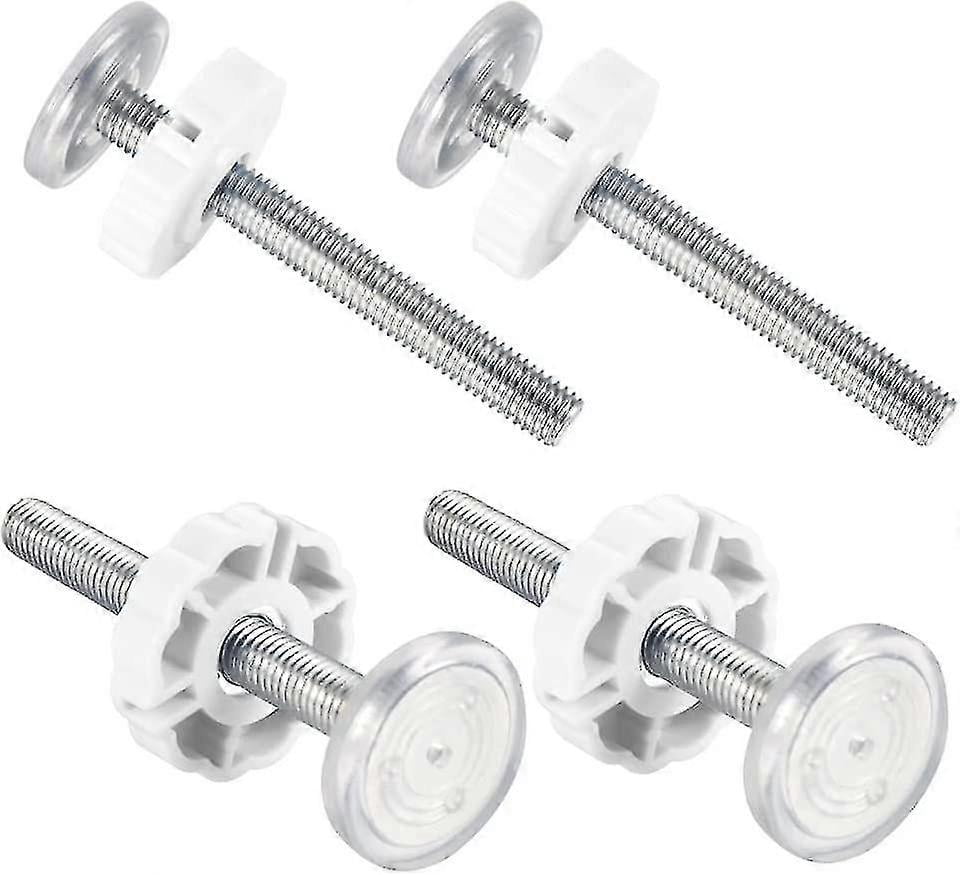 Whiteset Of 4 Snap-on Baby Gates With M10 Threaded Rod - Baby Safety ...