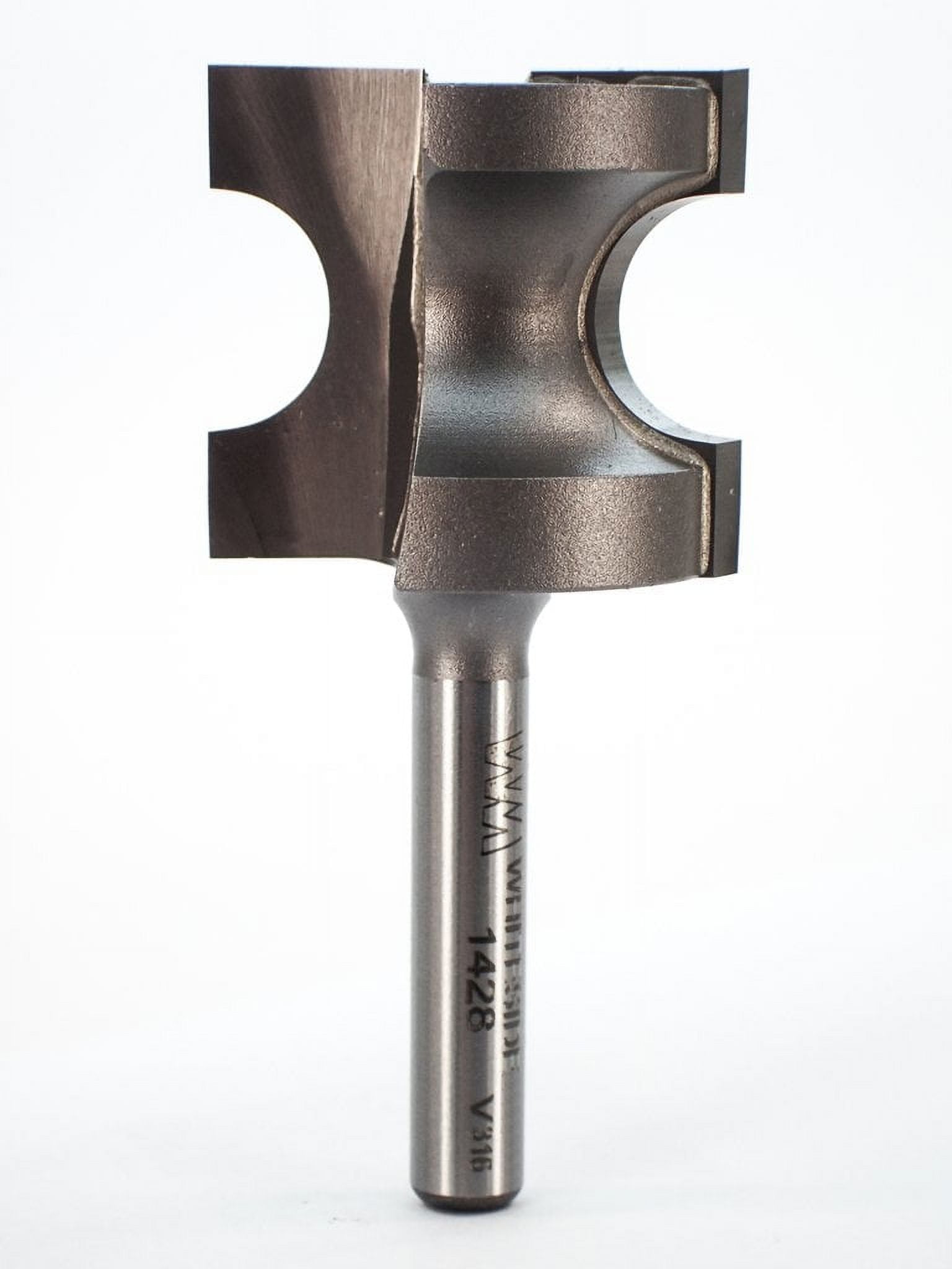 Whiteside 1428 Half Round Router Bit - 1/4"SH, 1/4"R, 1"CL - Walmart.com