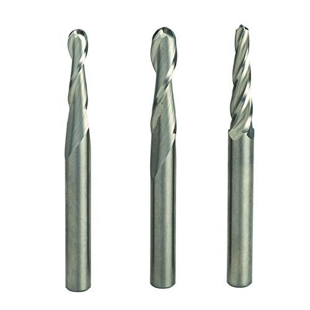 Whiteside Ball Nose CNC Router Bit Set, 3-Piece - Walmart.com