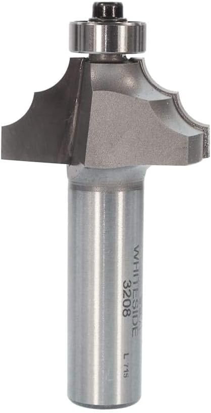 Whiteside Router Bits 3208 Double Round Bit with 7/32-Inch Radius, 1-3/ ...