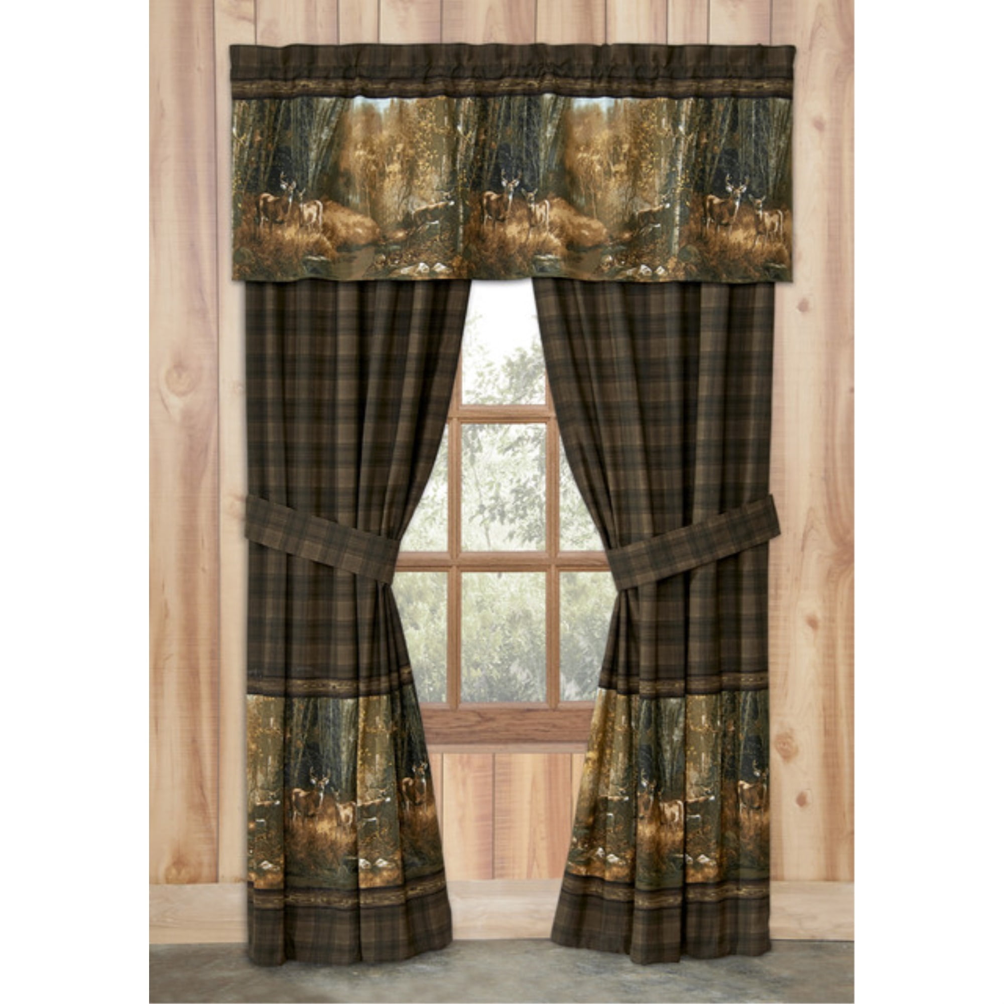 Whitetail Birch Rod Pocket Curtains - Walmart.com