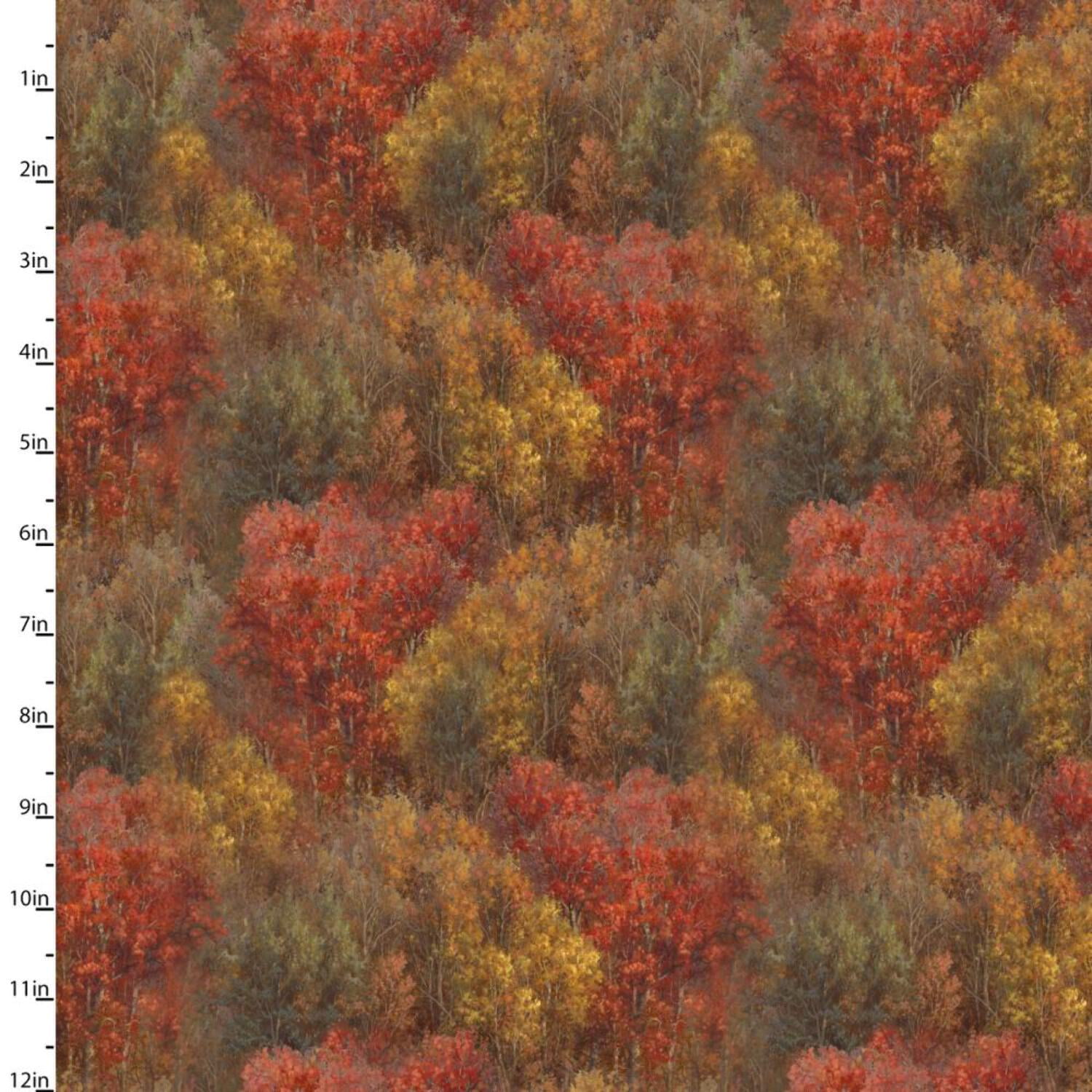 Whitetail Country Forest Texture Multi Cotton Fabric - Walmart.com