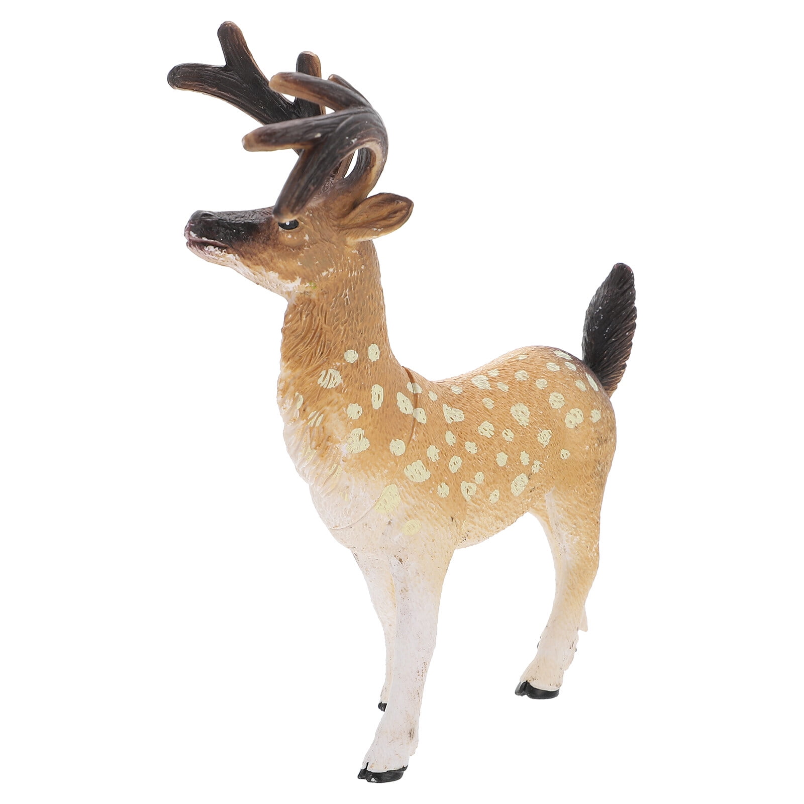 Deer Model Toys Kids Decor for Animals Ornaments Child Yellow - Walmart.com