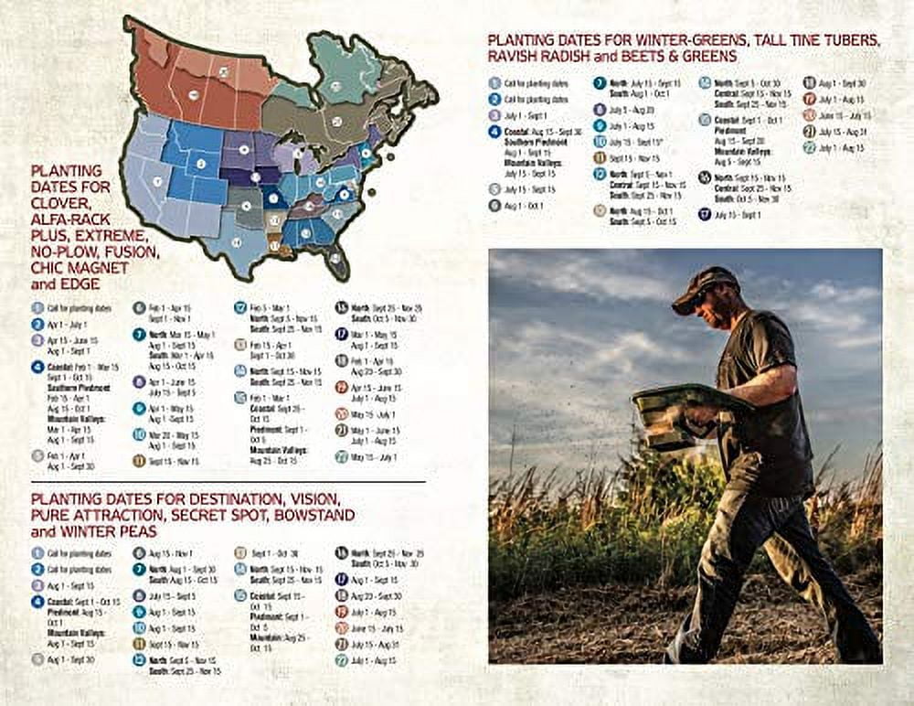 Whitetail Institute Destination Deer Food Plot Seed, Annual Forage Seed ...