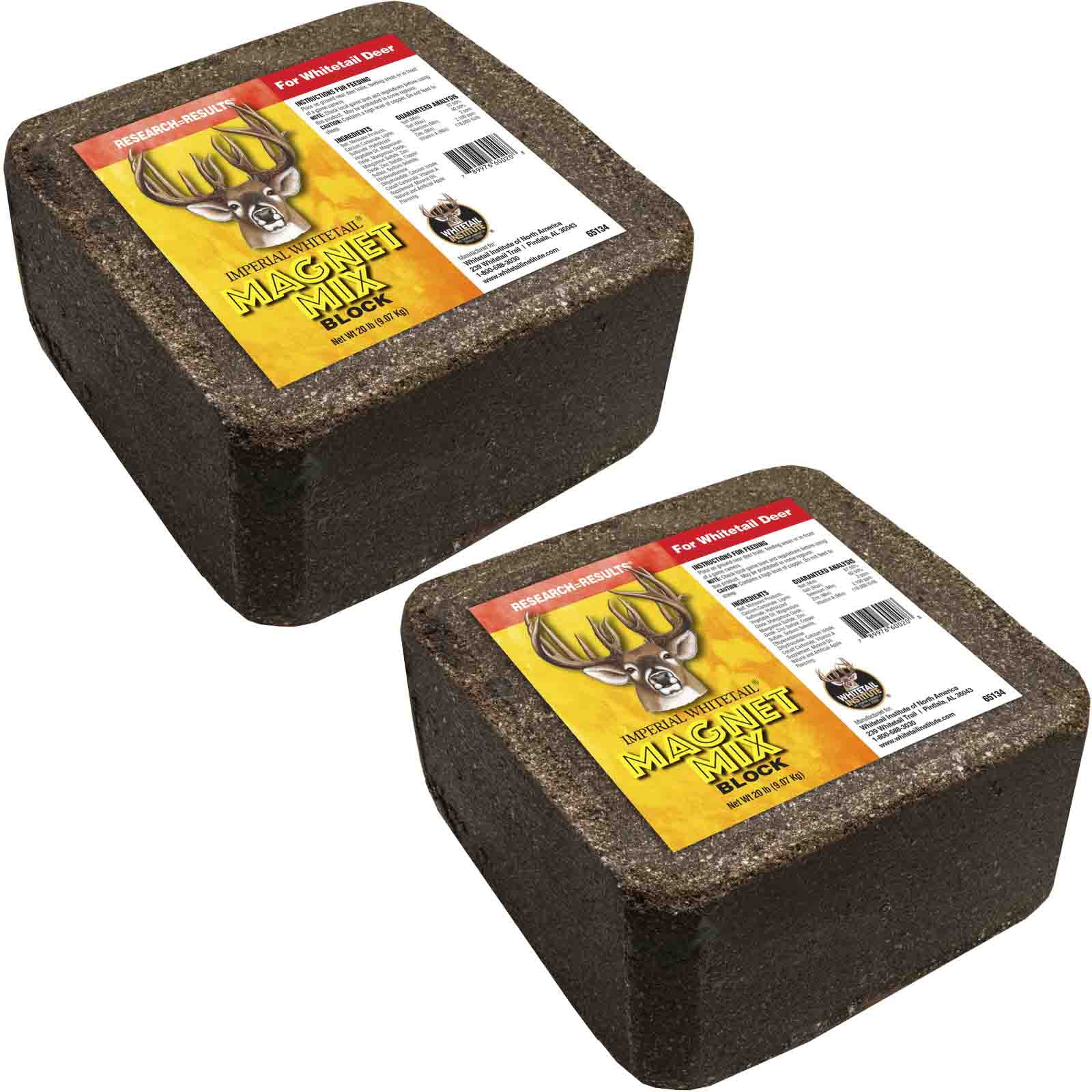 Whitetail Institute Magnet Mix Block - 40lb - Carton of 2, 20lb Blocks ...