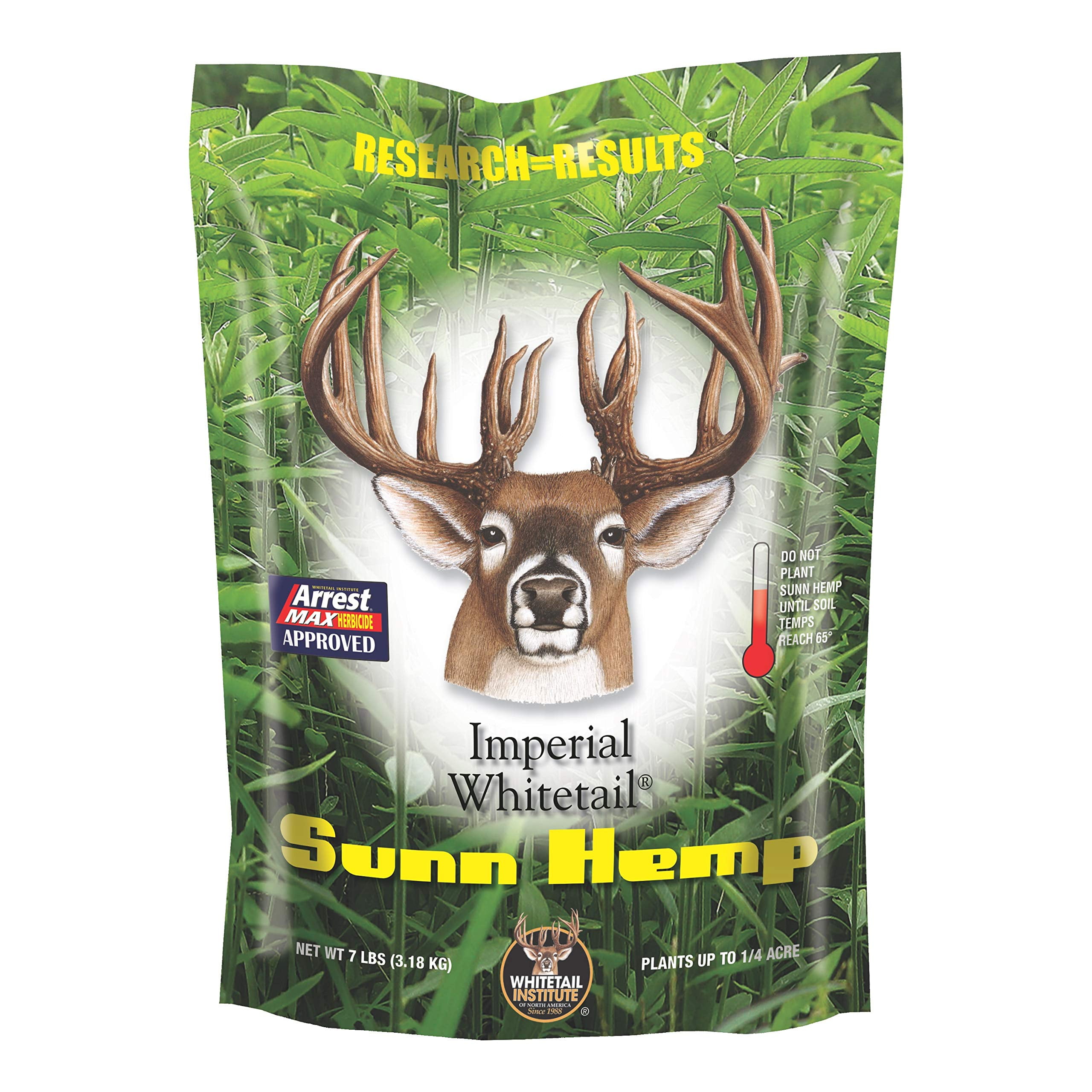 Whitetail Institute Sunn Hemp Deer Food MVR1 Plot Seed, Fast-Growing and Establishes Rapidly ...