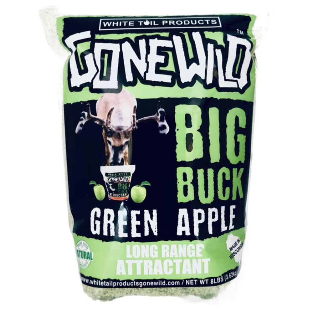 Whitetail Products Gone Wild 6138 Big Buck Attractant Green Apple - 8 ...