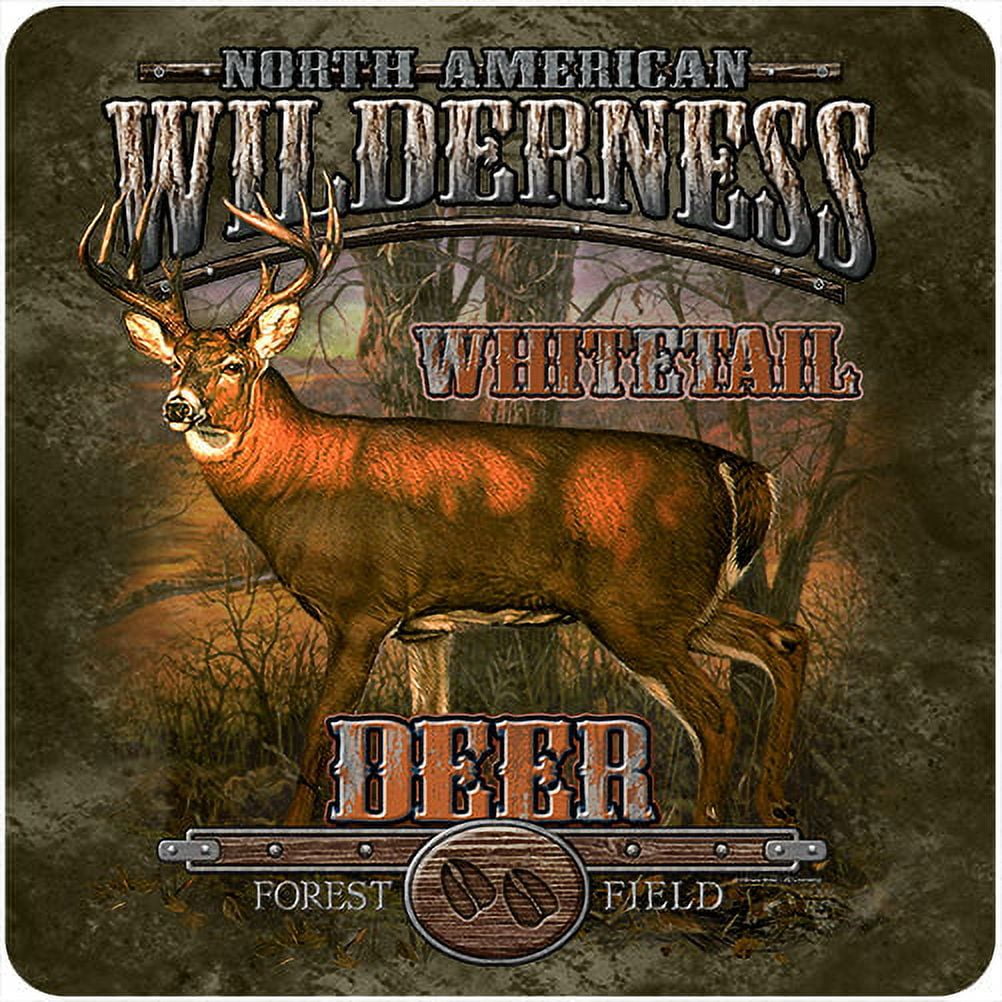 Whitetail Wilderness Novelty Sign | Indoor/Outdoor | Funny Home Décor ...