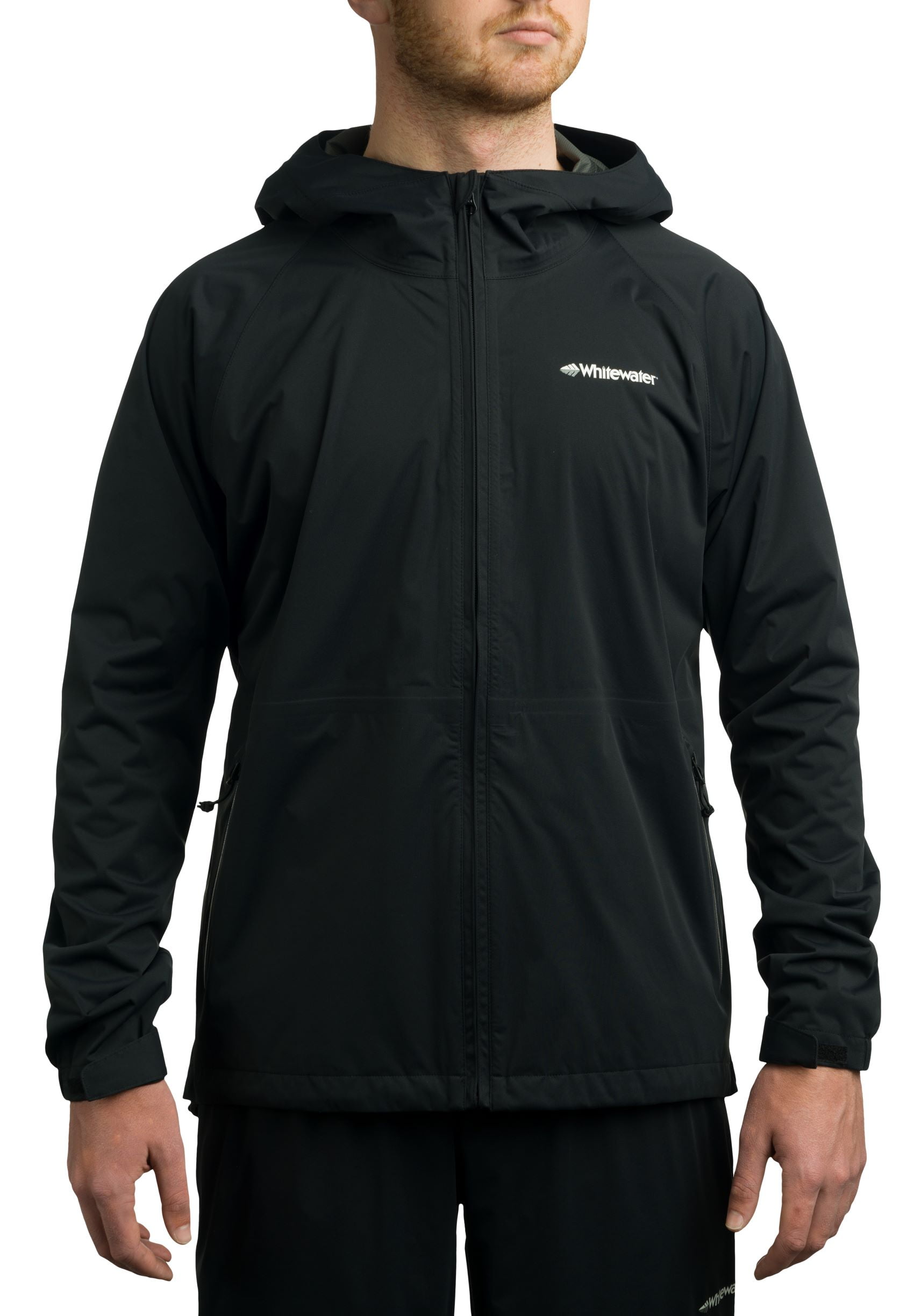 Whitewater Fishing Men’s Packable Rain Jacket, Rain Gear for Men (Black ...