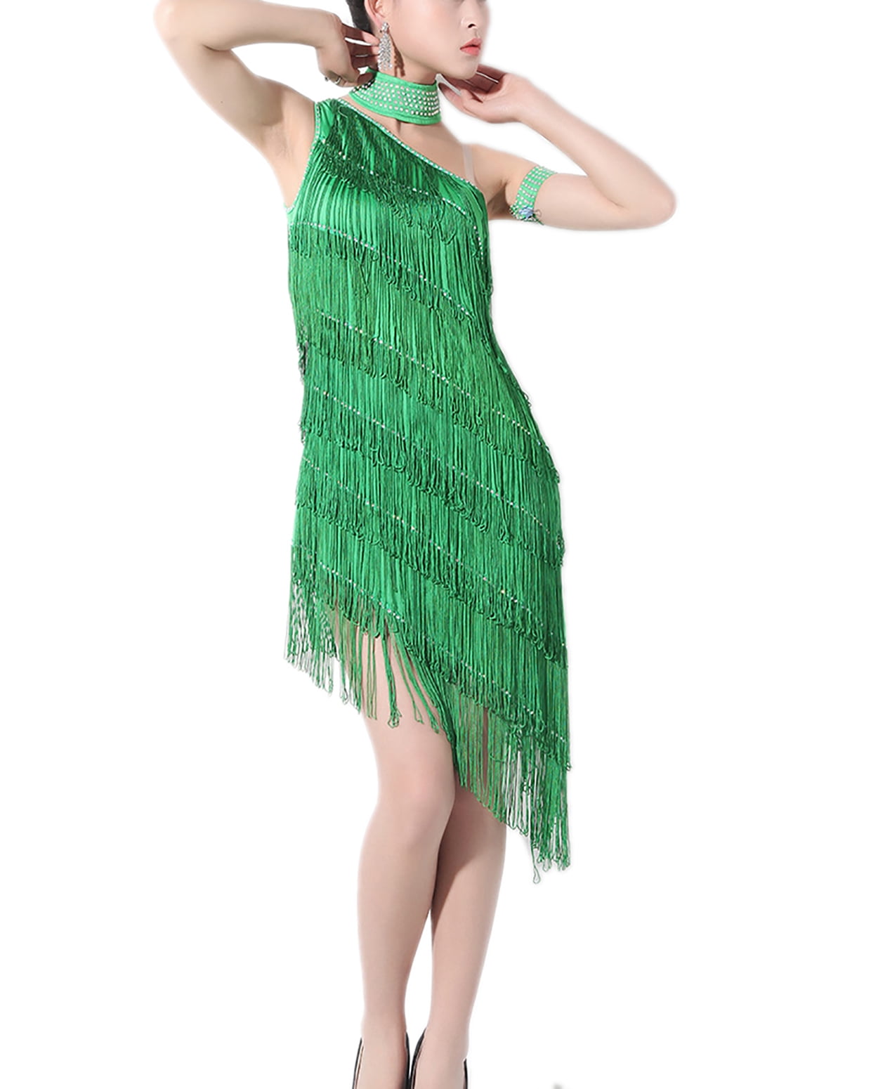 Whitewed Salsa Latin Ballroom Dancing Prom Themes Flapper Reproduction ...