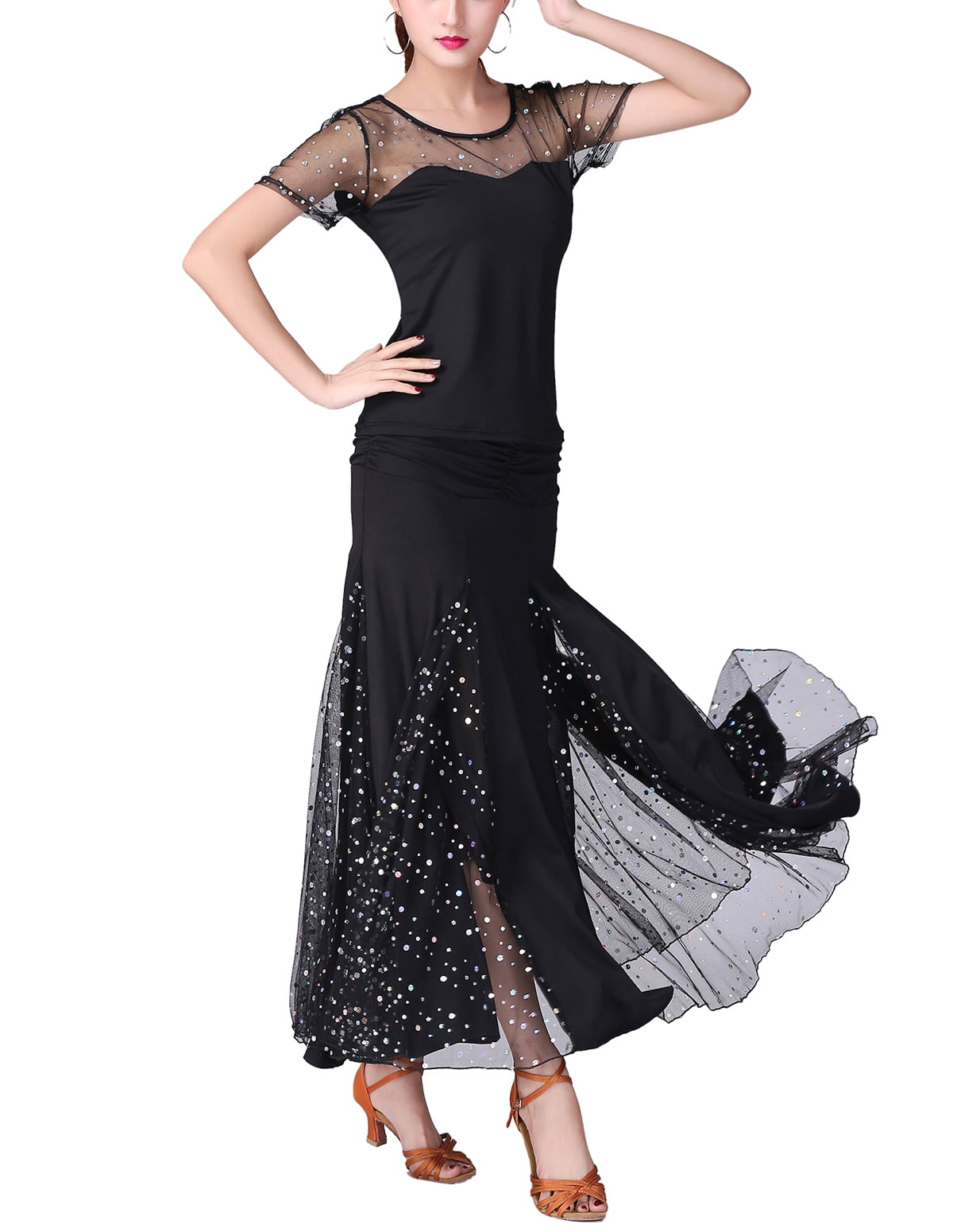 Whitewed Standard International Ballroom Quickstep Modern Jazz Dance ...