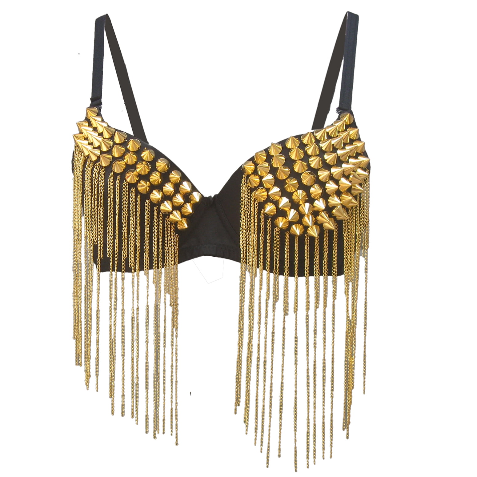 Whitewed Studded Rivet Lingerie Bra for Egyptian Turkish ATS Tribal ...