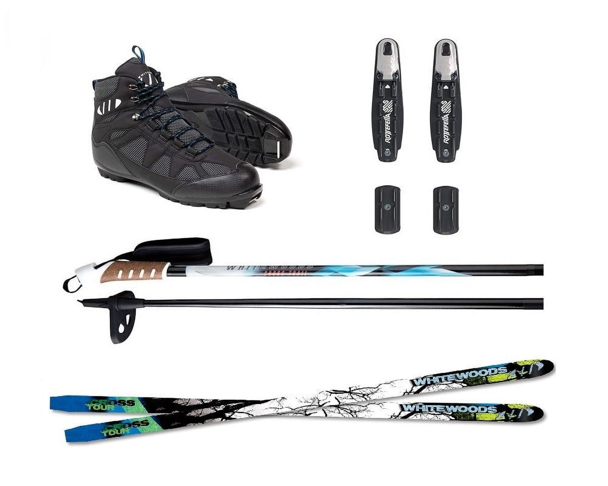 Whitewoods Adult NNN Cross Country Ski Package, 157cm (for Skiers 90 ...