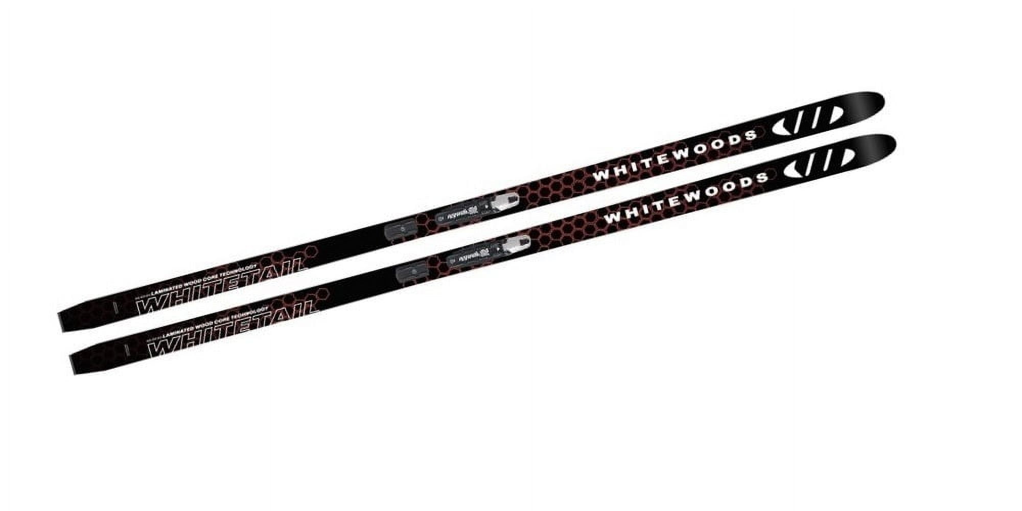 Whitewoods WHITETAIL Metal Edge Cross Country Skis w/ Rottefella NNNBC ...