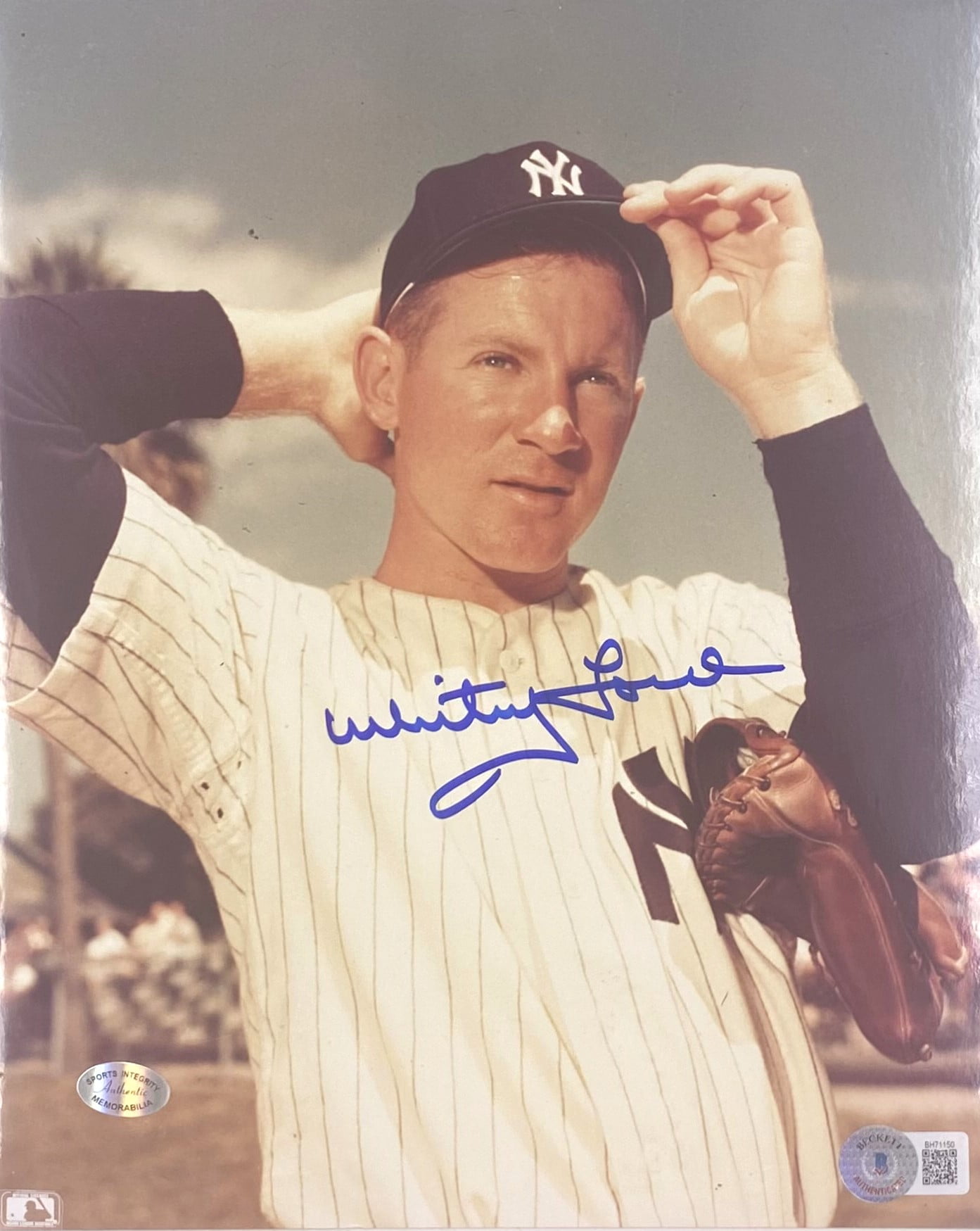 Whitey Ford Signed 8x10 New York Yankees Photo BAS BH71150 - Walmart.com
