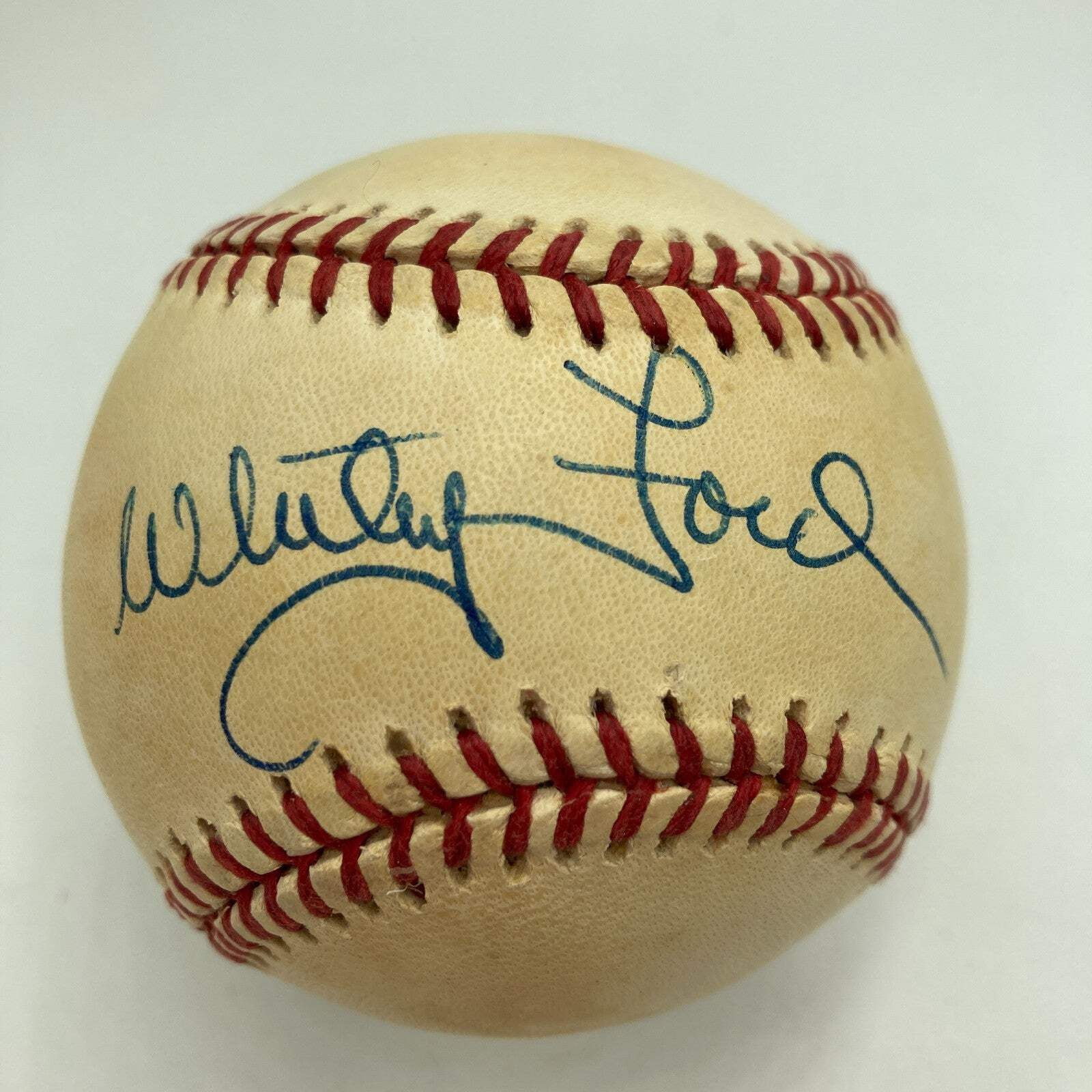 Whitey Ford Signed Official American League Baseball PSA DNA COA ...