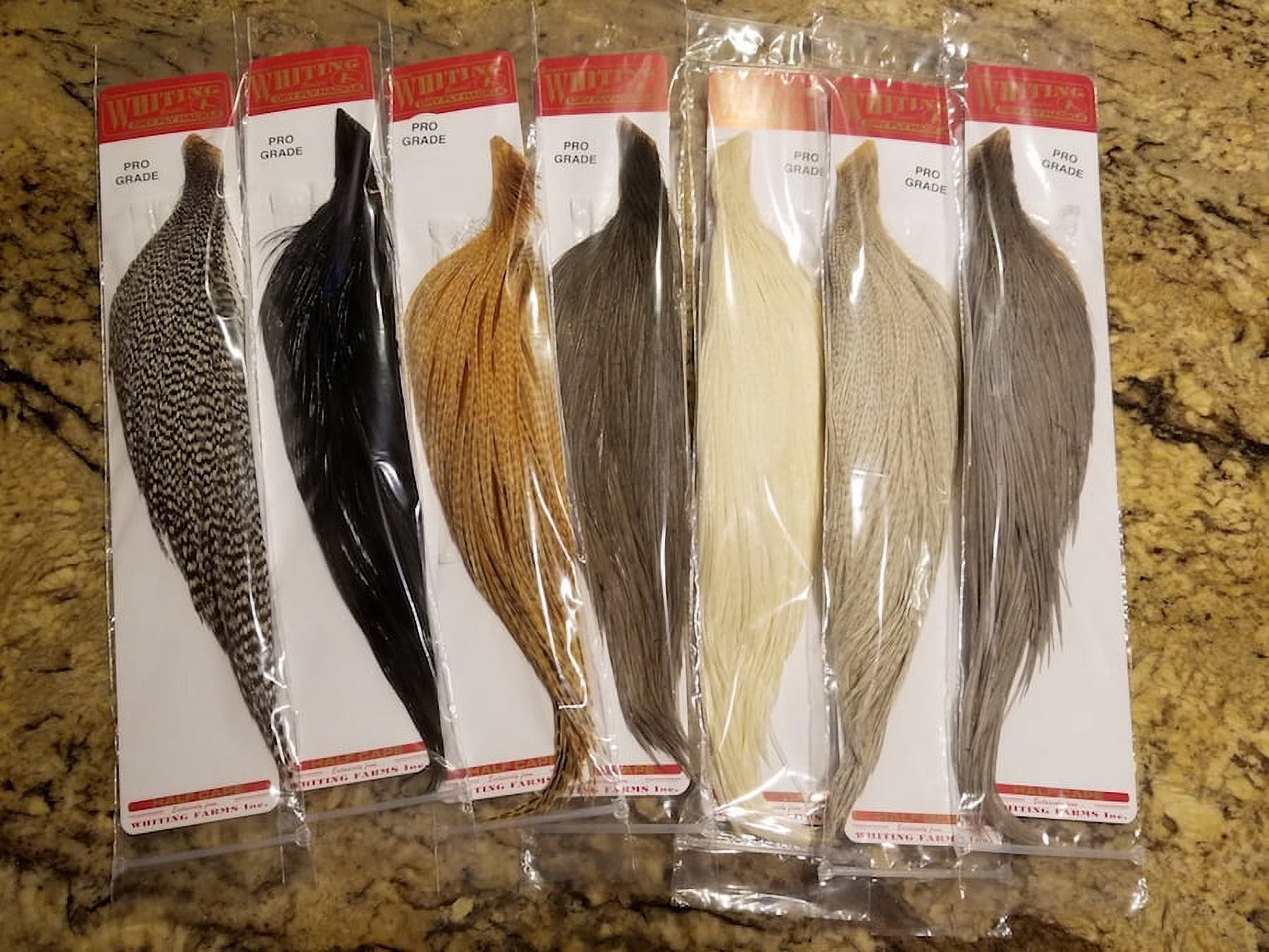 Whiting Farms Pro Grade 1/2 Cape - White dyed Dark Dun - Walmart.com