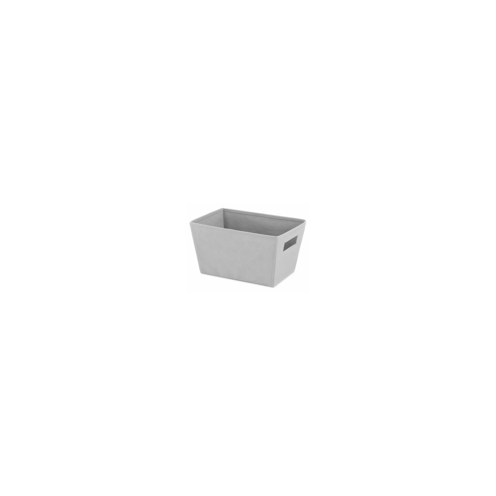 Whitmor 5579-11721-SDG Fabric Storage Tote, Gray, 11 x 8 x 6 In ...